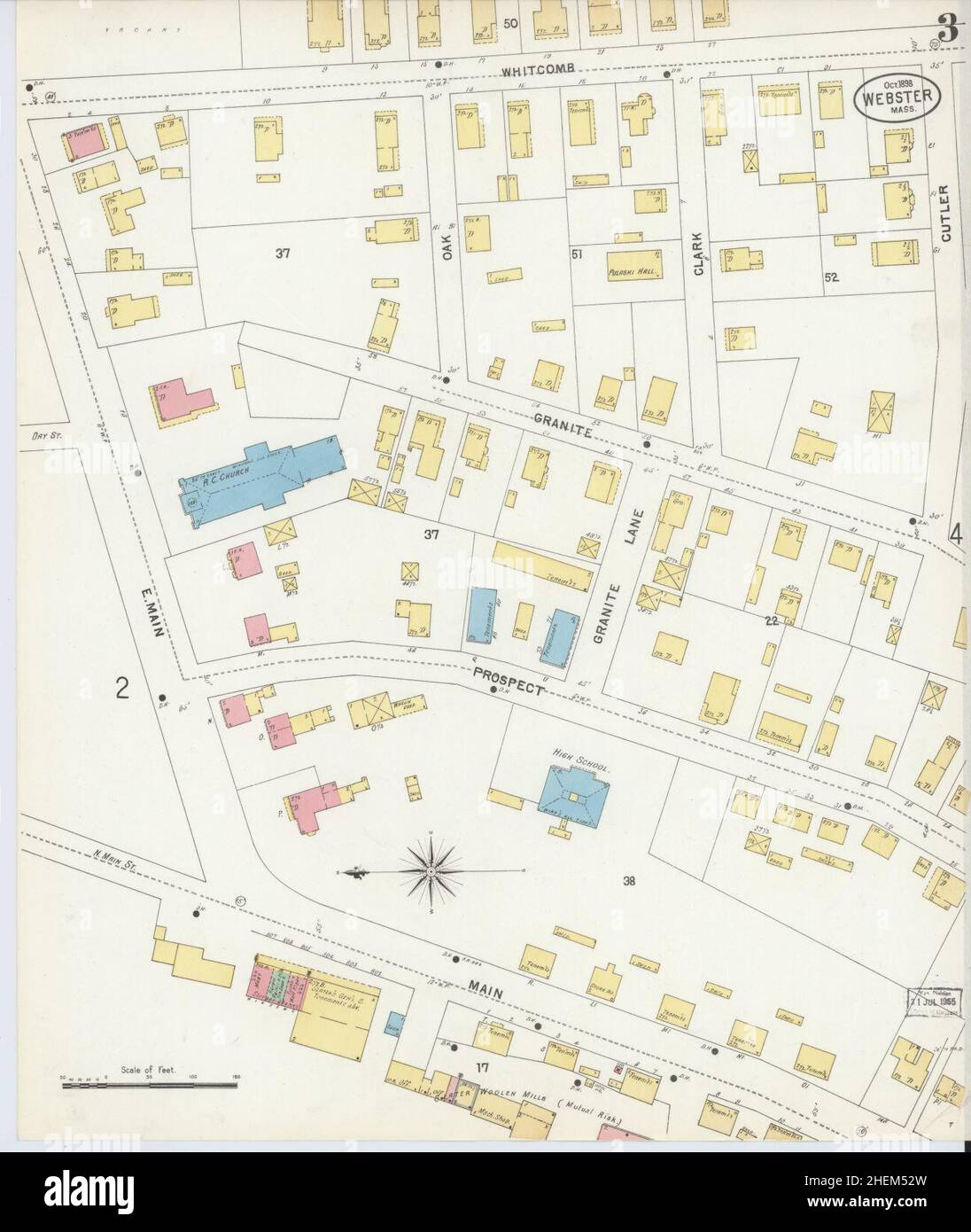 Map of webster hi-res stock photography and images - Alamy