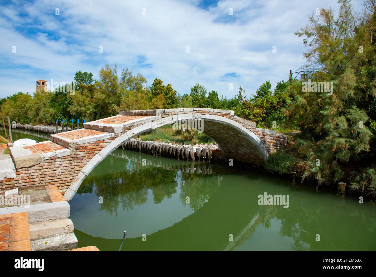 old devil's bridge in Torcello, Lagoon of Venice Stock Photo - Alamy