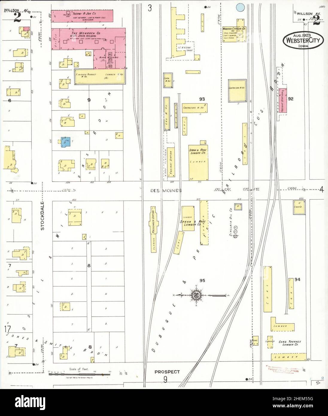 Map of webster city hi-res stock photography and images - Alamy