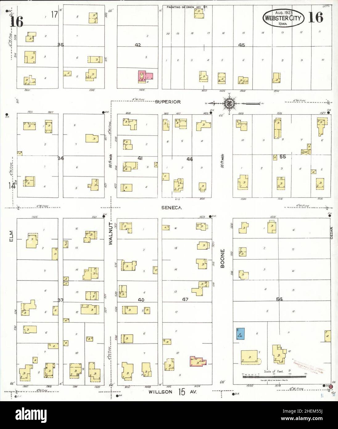Map of webster city hi-res stock photography and images - Alamy