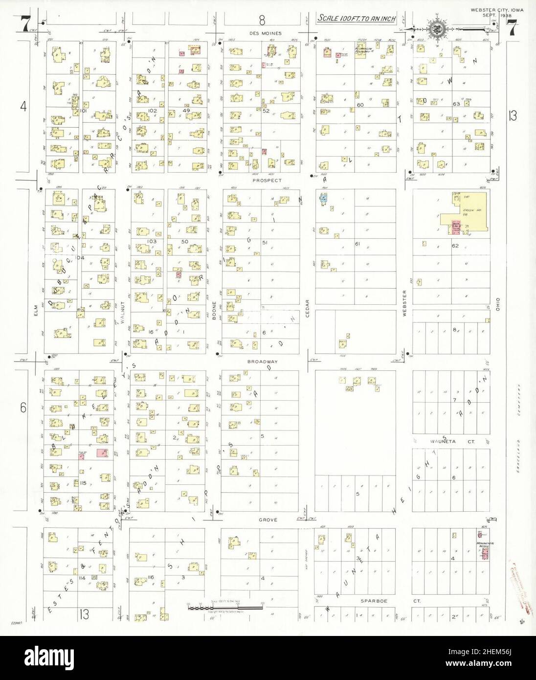 Map of webster city hi-res stock photography and images - Alamy
