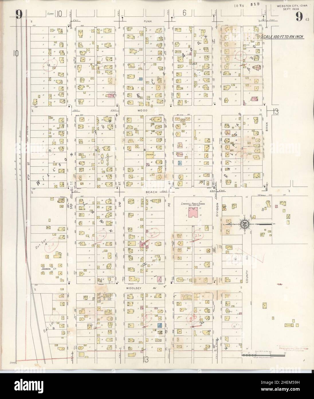 Map of webster city hi-res stock photography and images - Alamy