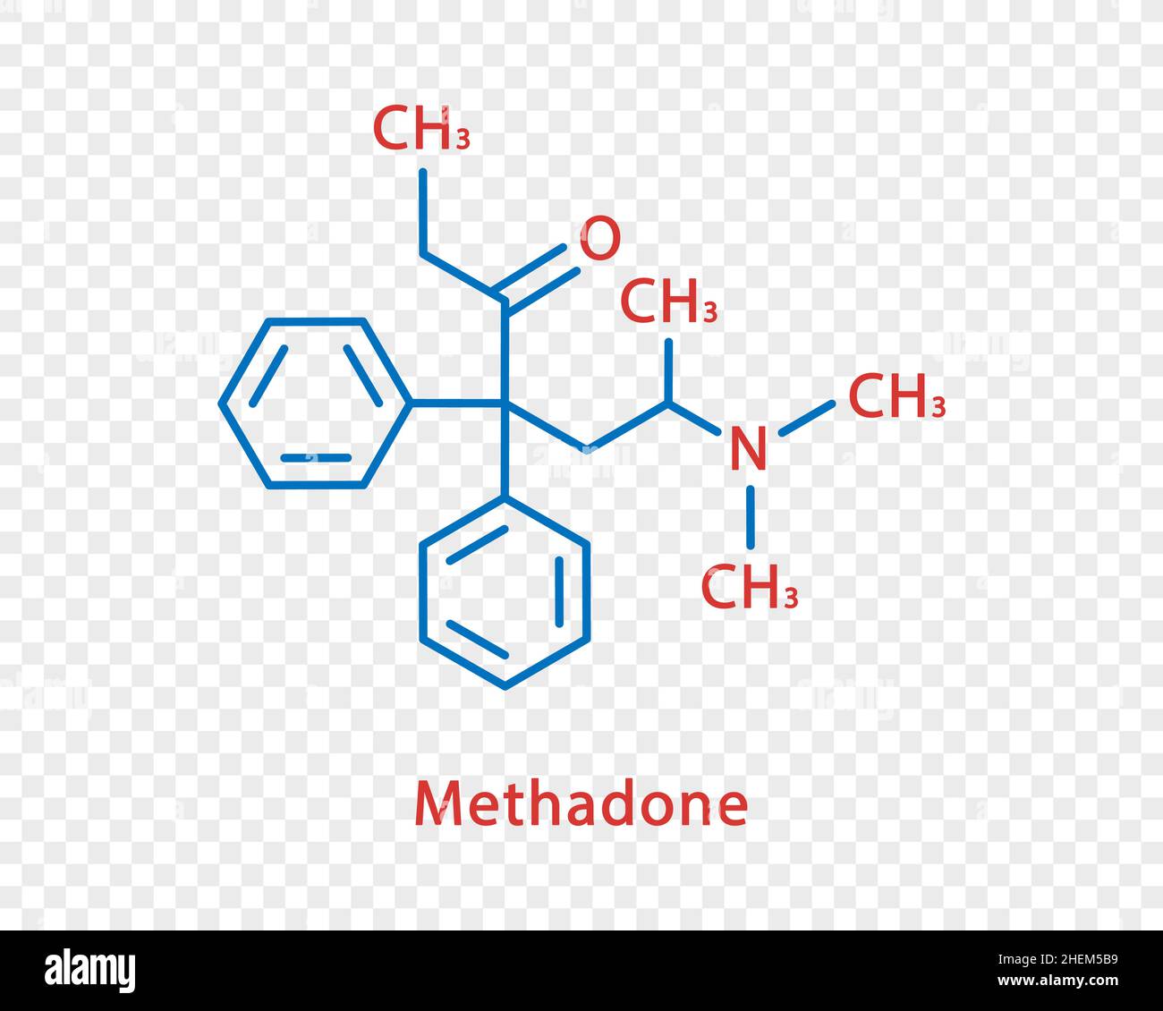 Methadone chemical formula. Methadone structural chemical formula ...
