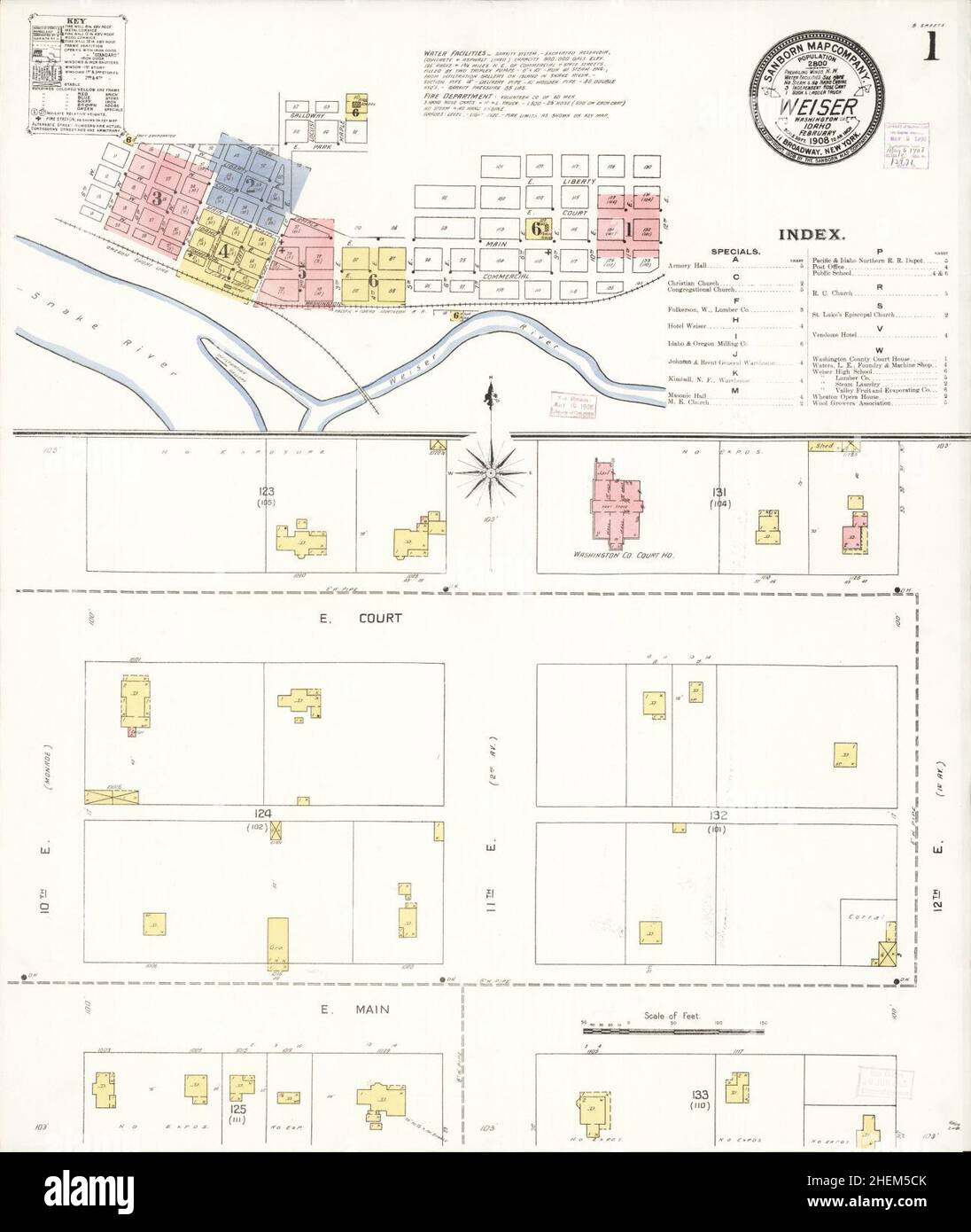Weiser map hi-res stock photography and images - Alamy