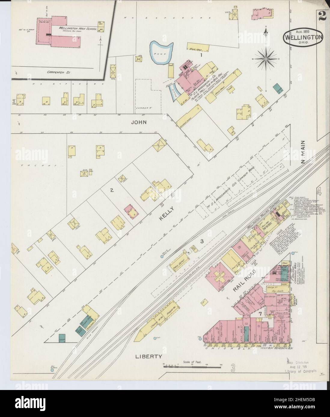 Wellington county map hi-res stock photography and images - Alamy