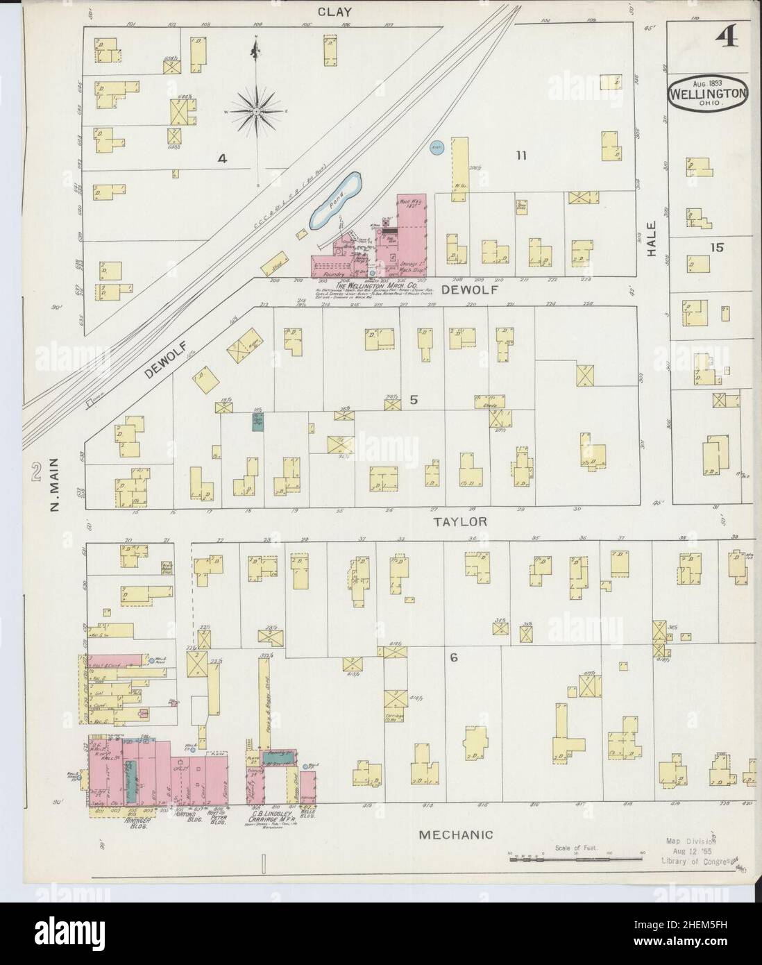 Map of wellington ohio hi-res stock photography and images - Alamy