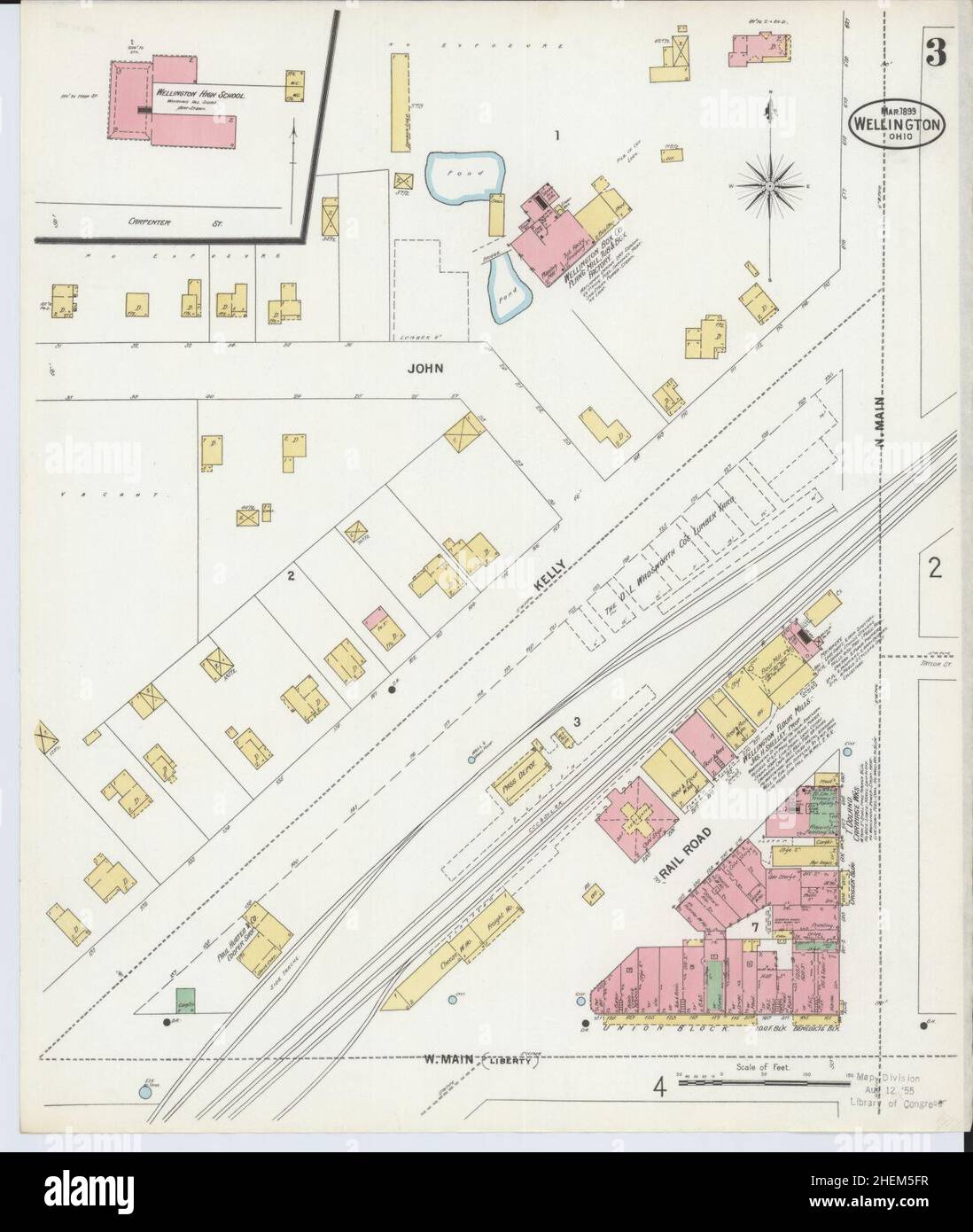 Map of wellington ohio hi-res stock photography and images - Alamy