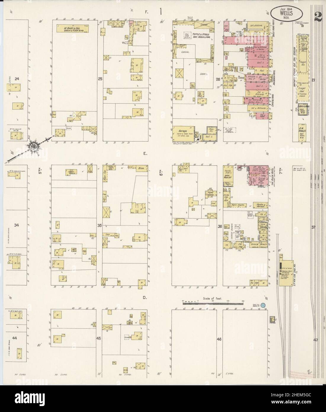 Elko county map hi-res stock photography and images - Alamy