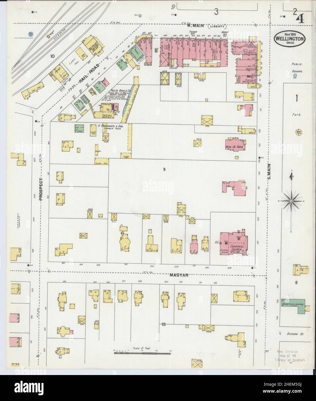 Map of wellington ohio hi-res stock photography and images - Alamy