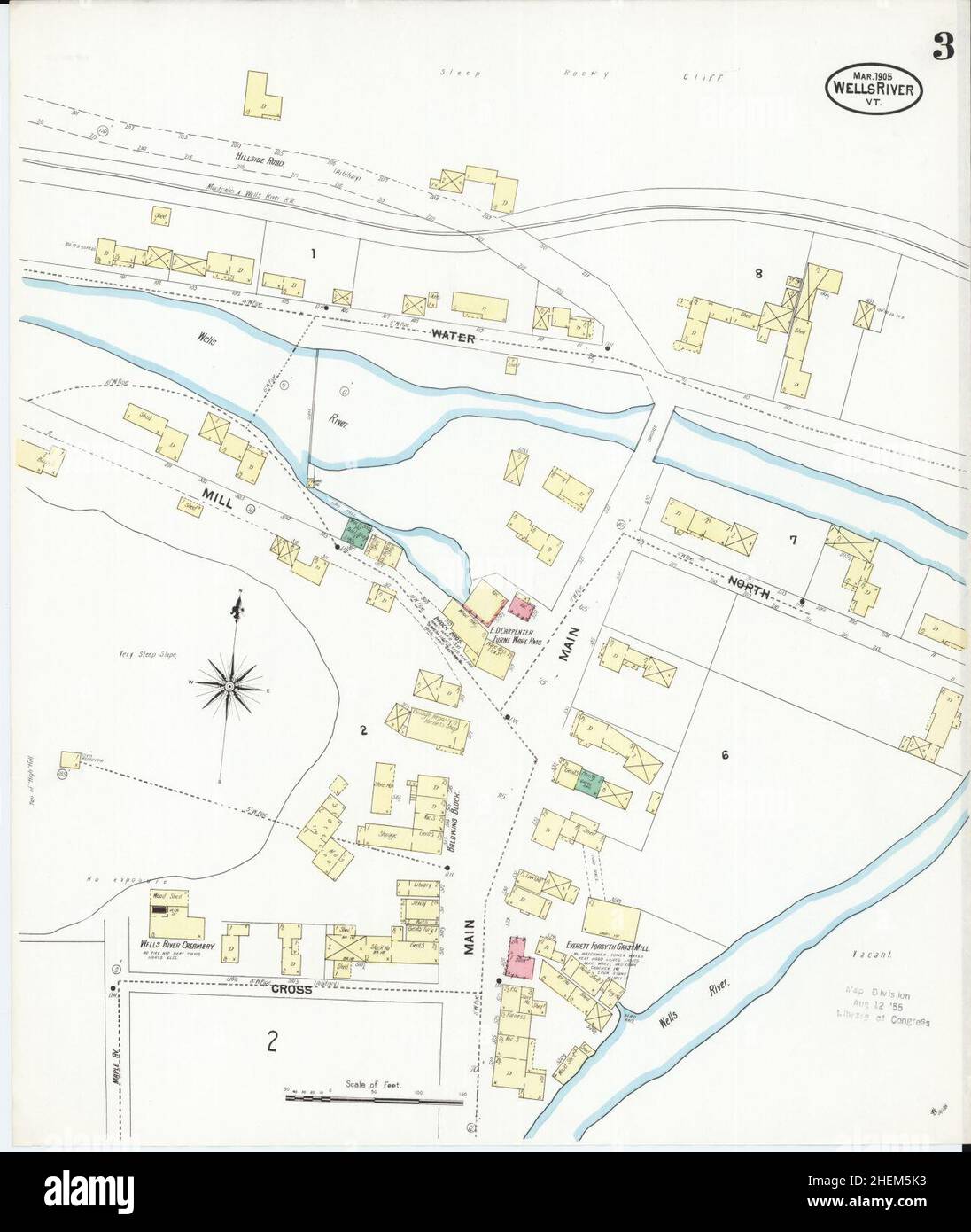 Map of wells river hi-res stock photography and images - Alamy
