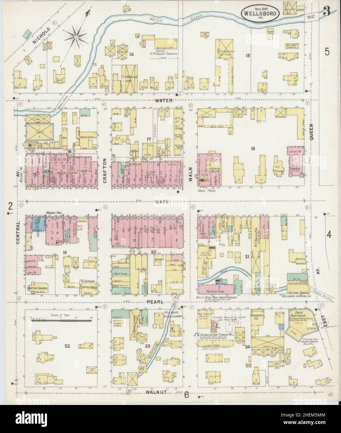 Map of wellsboro hi-res stock photography and images - Alamy