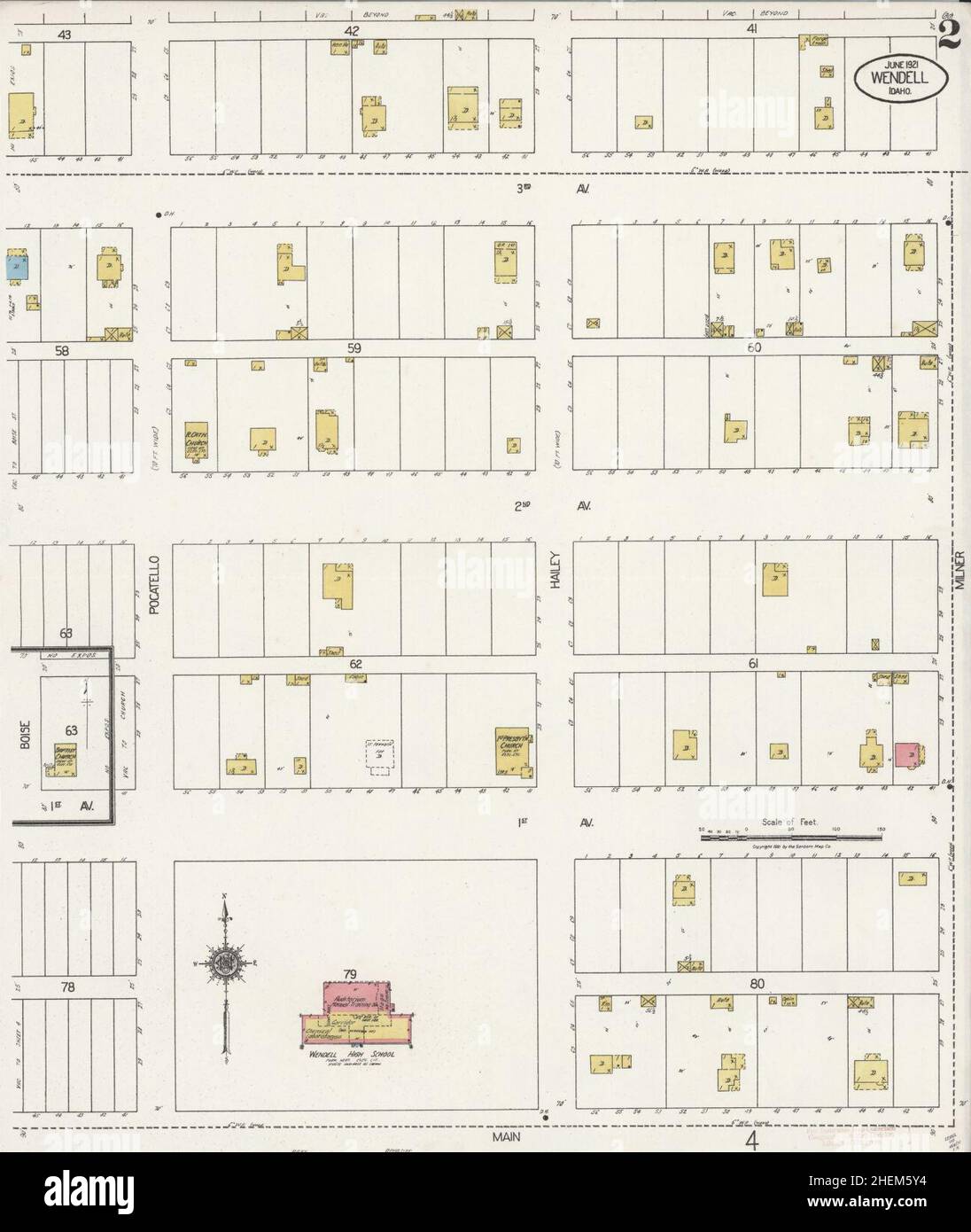 Map of gooding hi-res stock photography and images - Alamy