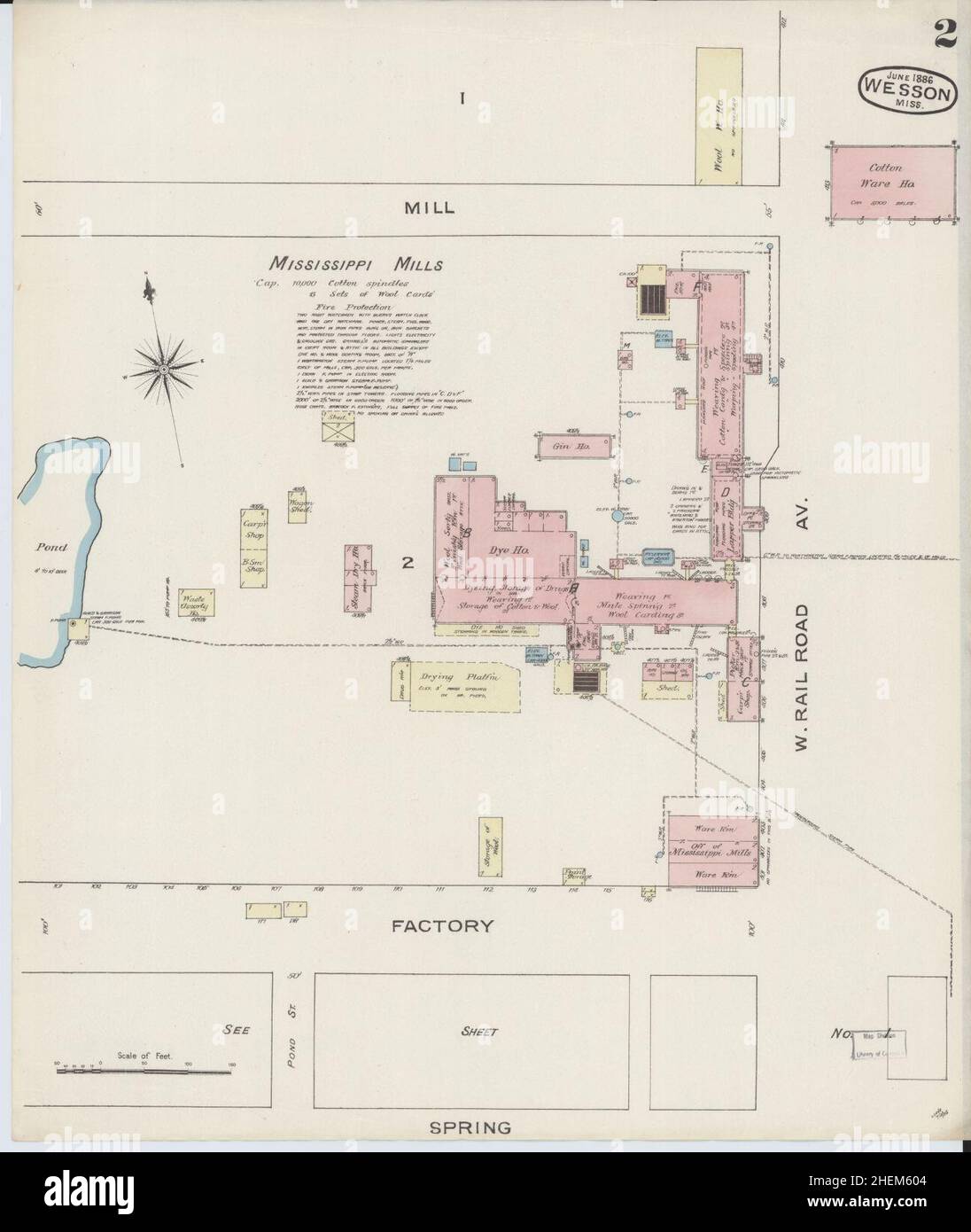 Map of wesson hi-res stock photography and images - Alamy
