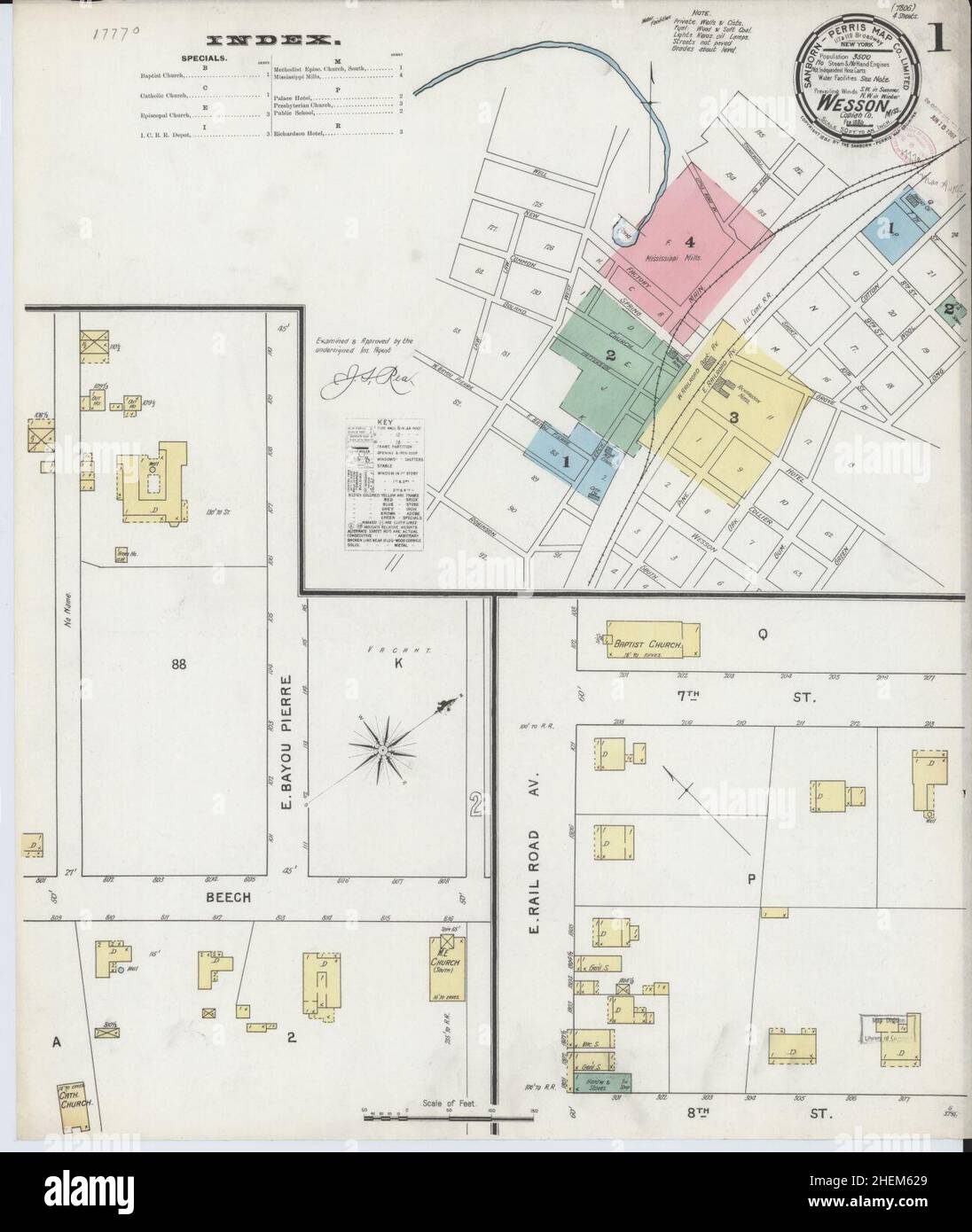 Wesson mississippi map hi-res stock photography and images - Alamy