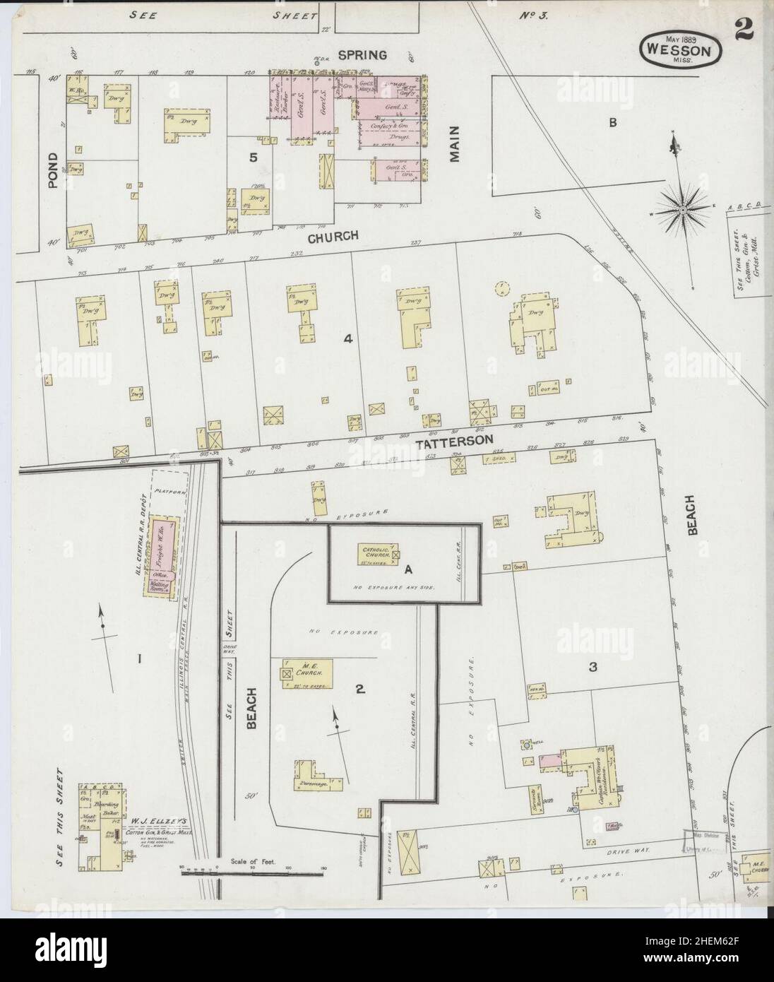 Wesson mississippi map hi-res stock photography and images - Alamy