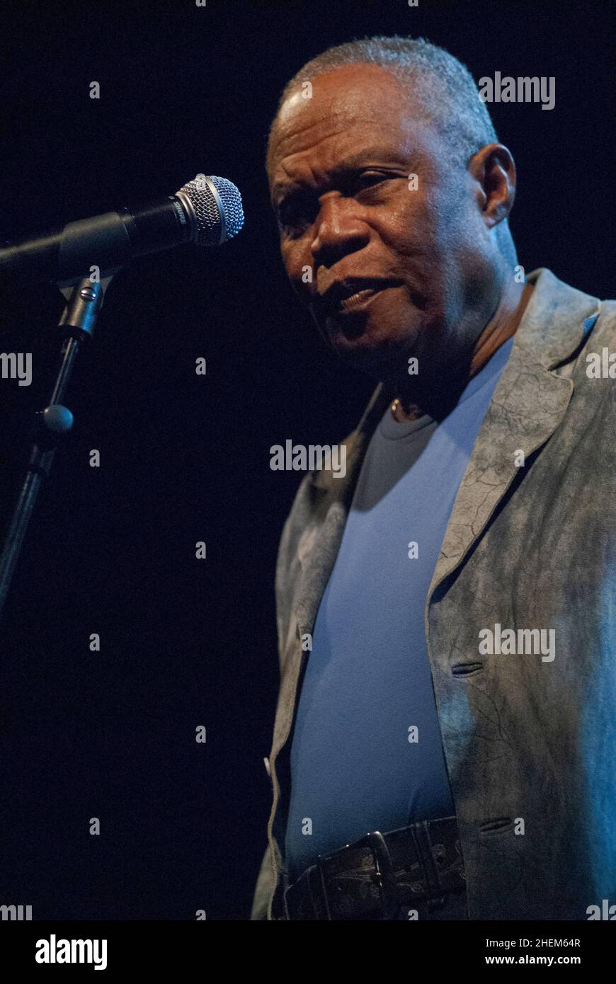 Soul singer Sam Moore performs on stage during Black Music Festival at ...