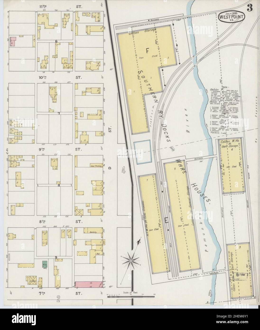 Map of west point virginia hi-res stock photography and images - Alamy