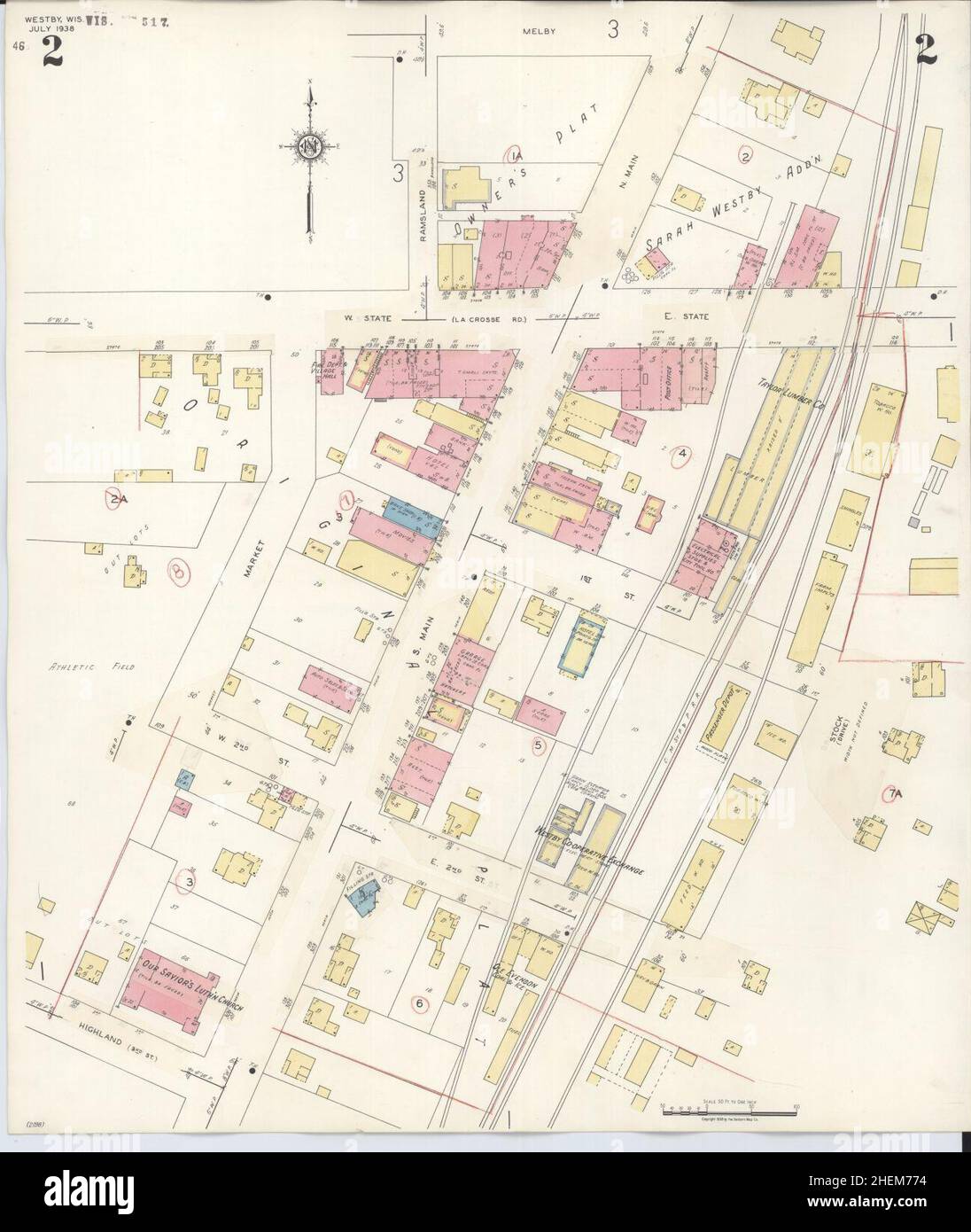 Westby wisconsin map hi-res stock photography and images - Alamy