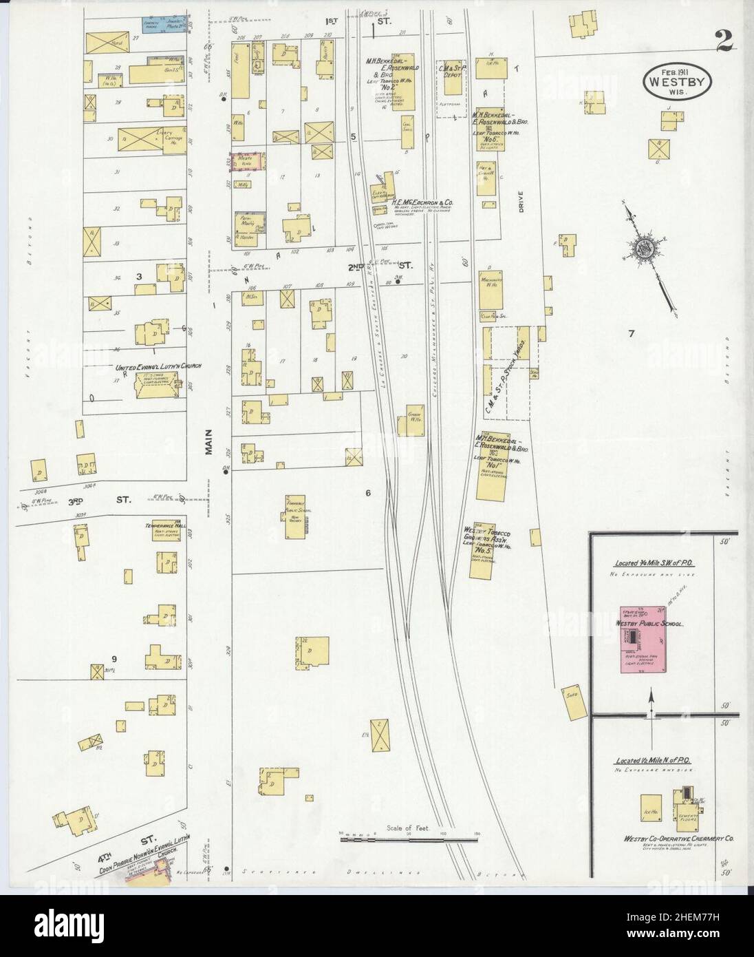 Westby wisconsin map hi-res stock photography and images - Alamy