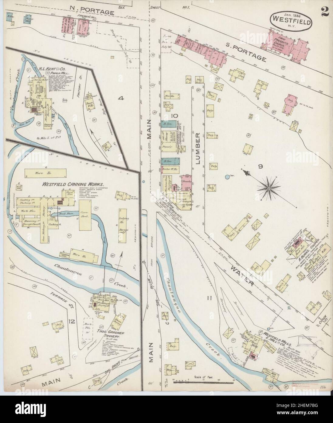 Map of westfield new york hi-res stock photography and images - Alamy
