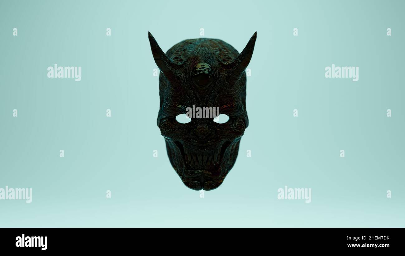 Japanese demon mask hi-res stock photography and images - Alamy