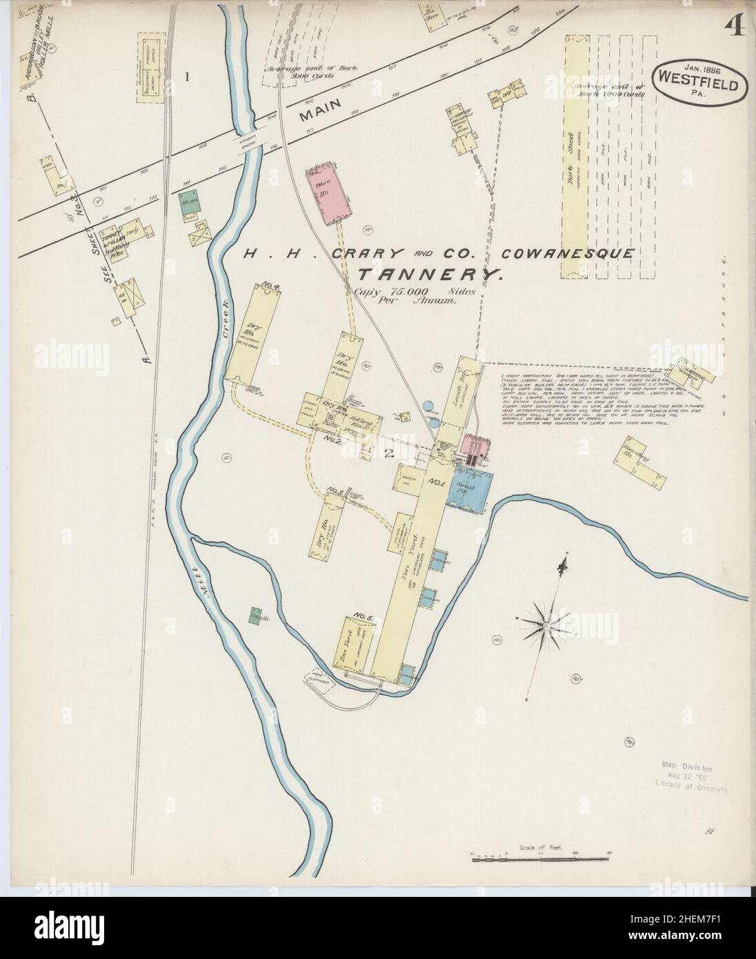 Map of tioga pennsylvania hi-res stock photography and images - Alamy