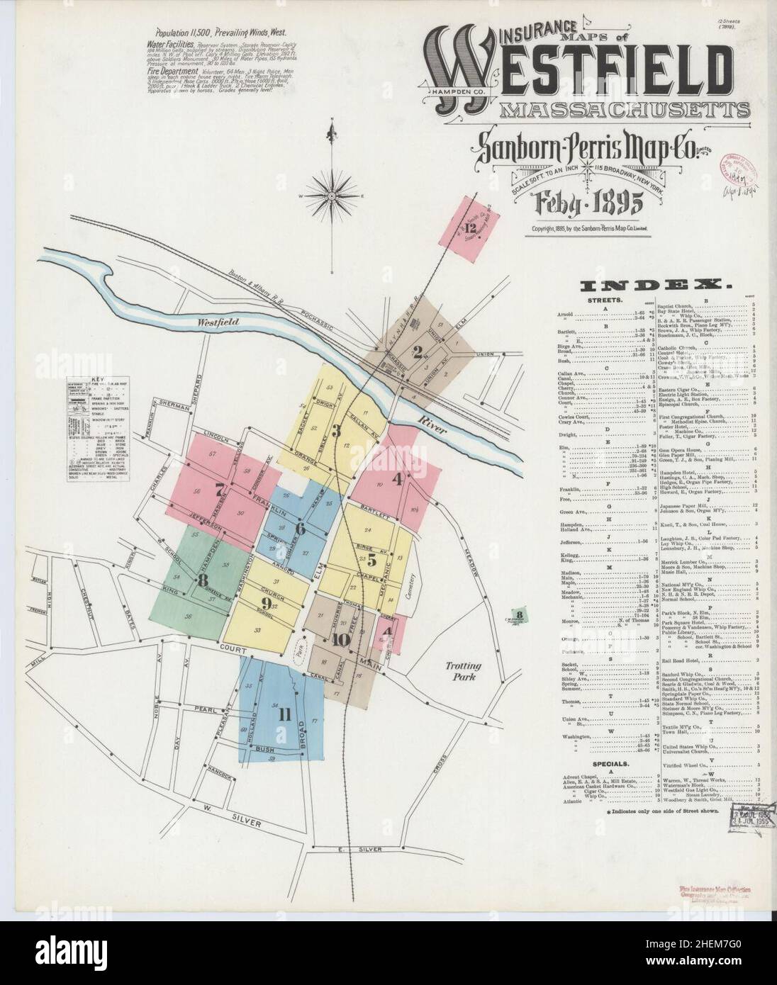 Westfield massachusetts map hi-res stock photography and images - Alamy
