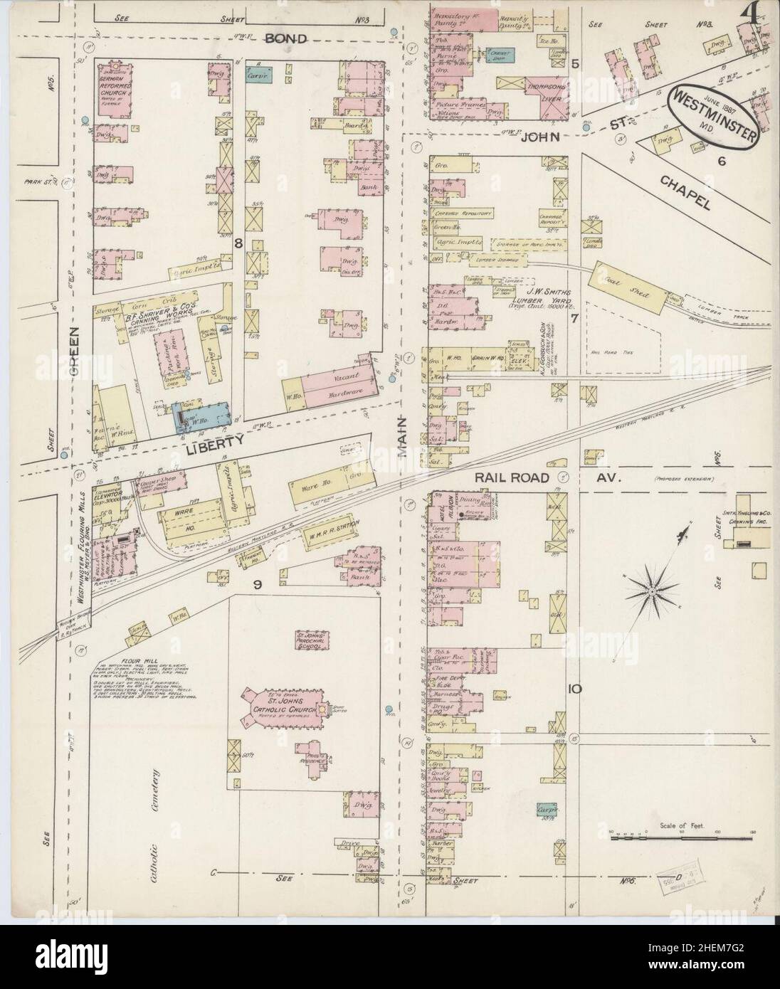 Map of westminster hi-res stock photography and images - Alamy