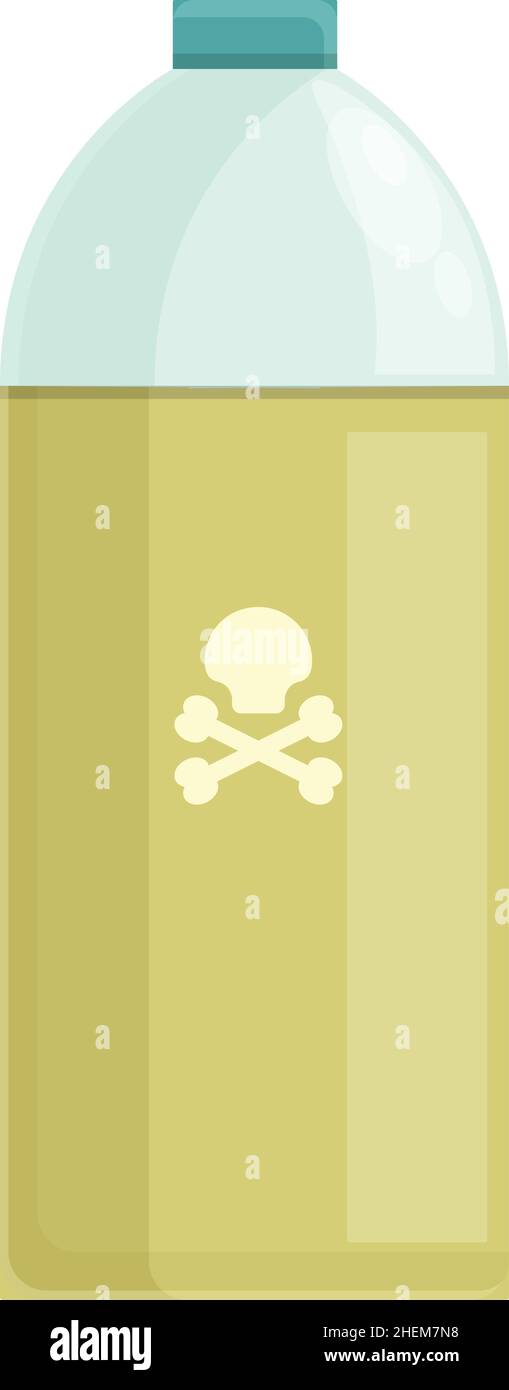 Insecticide bottle icon cartoon vector. Chemical pesticide. Safety ...