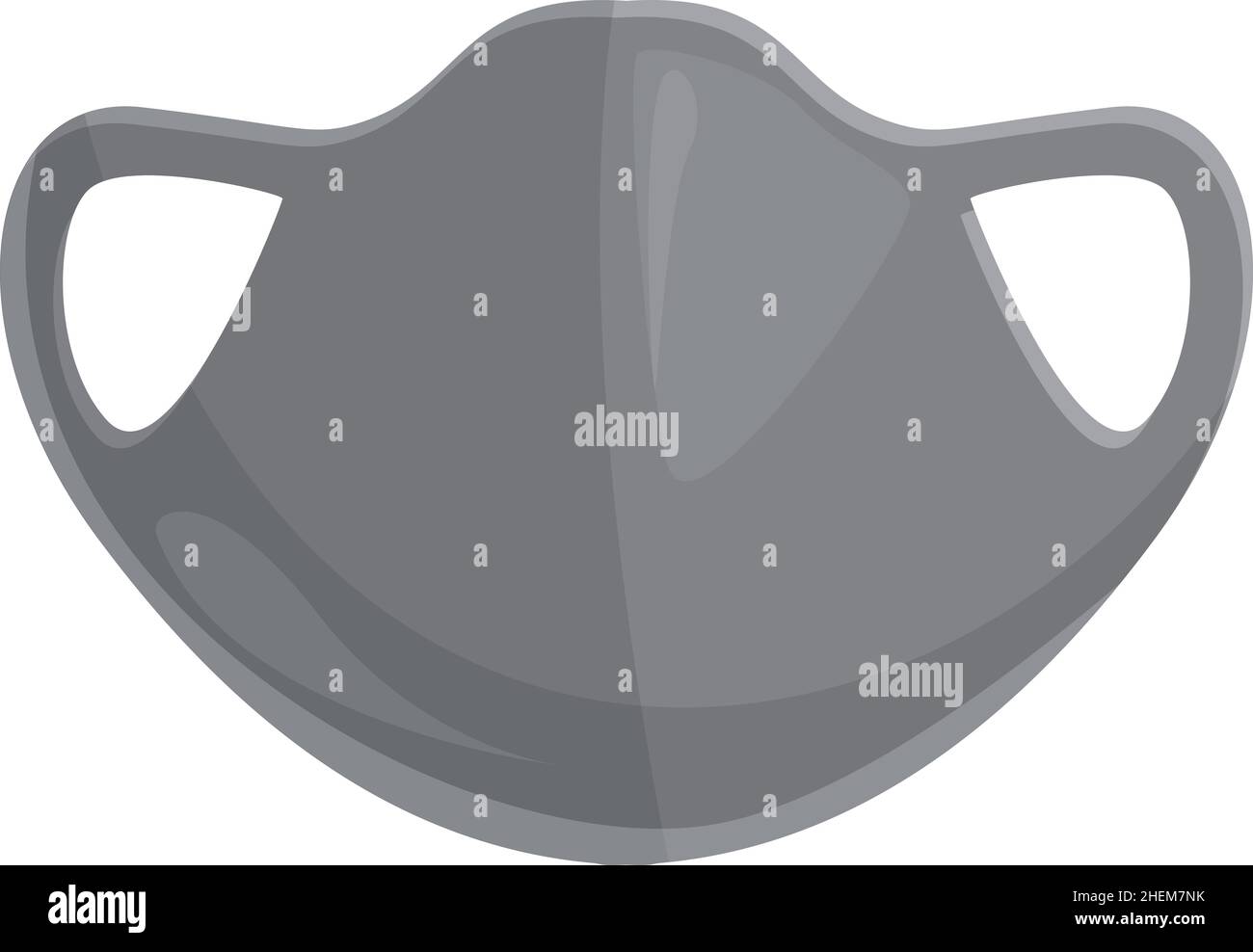 Textile face mask icon cartoon vector. Medical safety. Hospital health ...