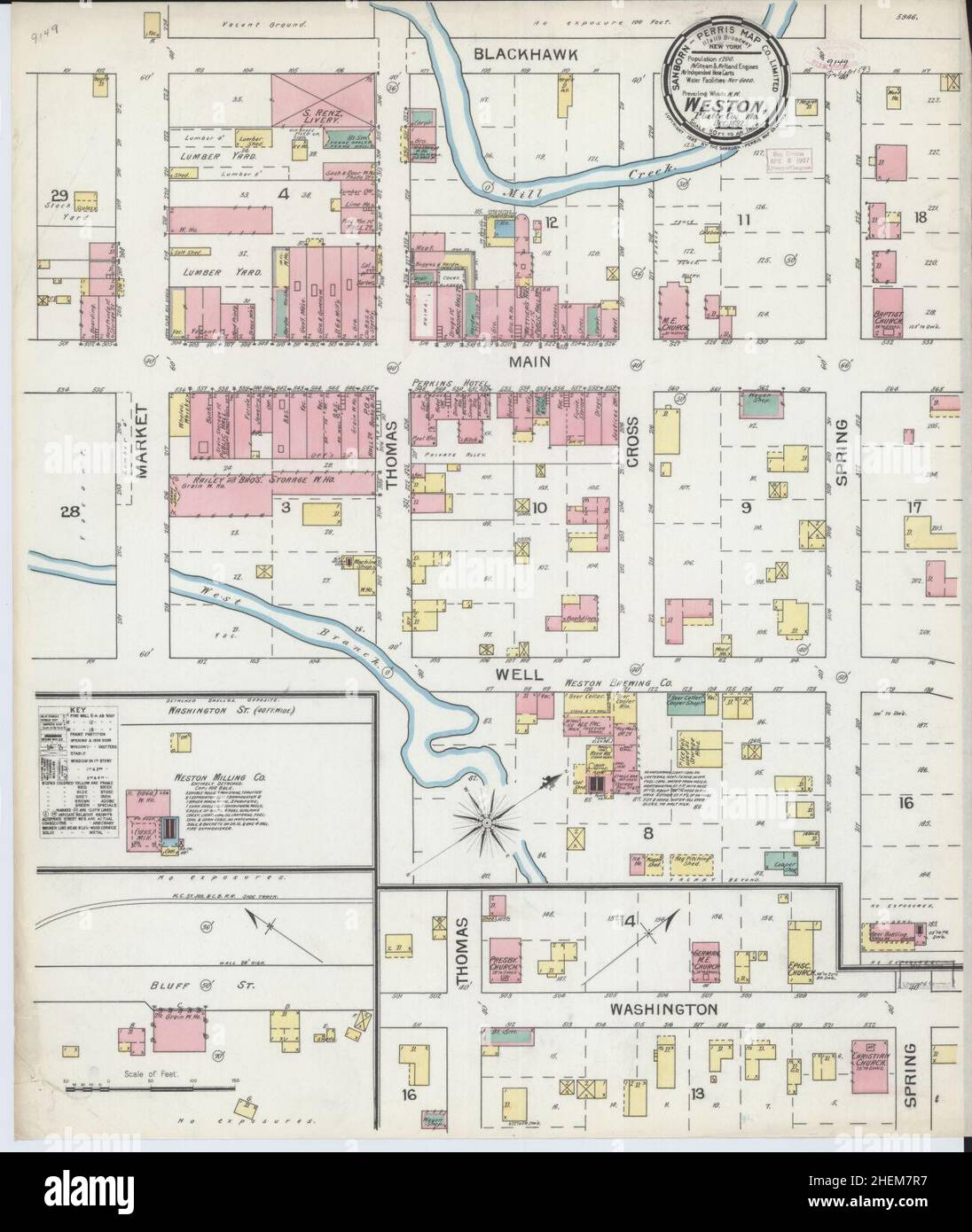 Map of weston hi-res stock photography and images - Alamy