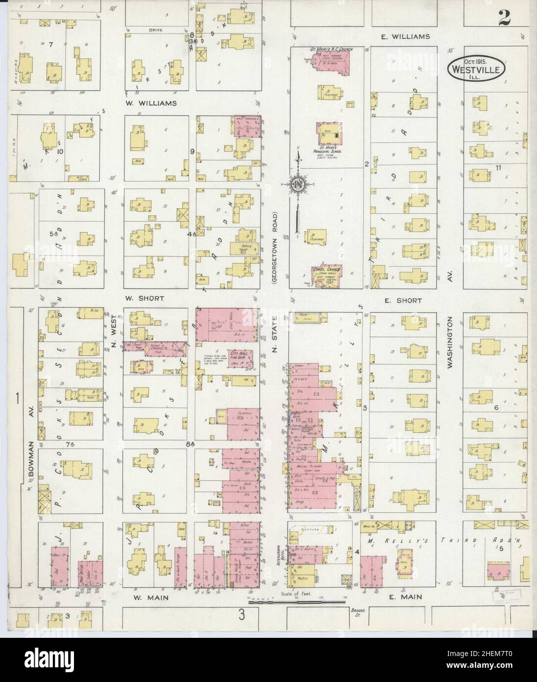 Map of westville hi-res stock photography and images - Alamy