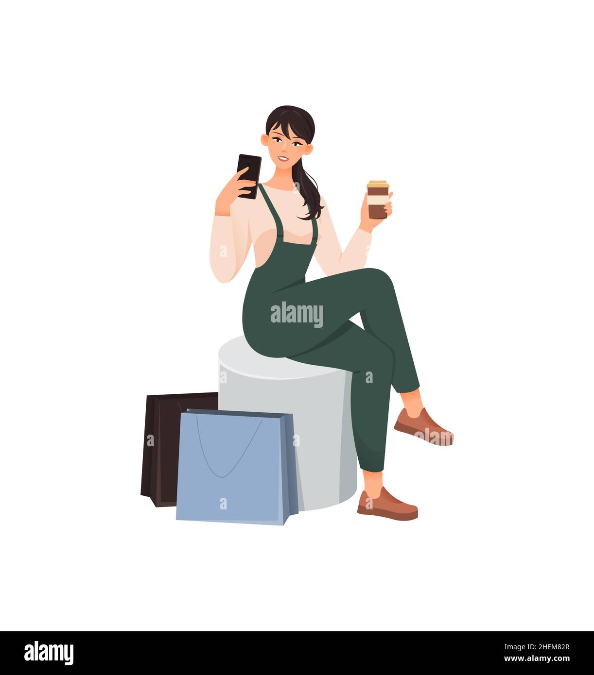 Woman fitting room Stock Vector Images - Alamy