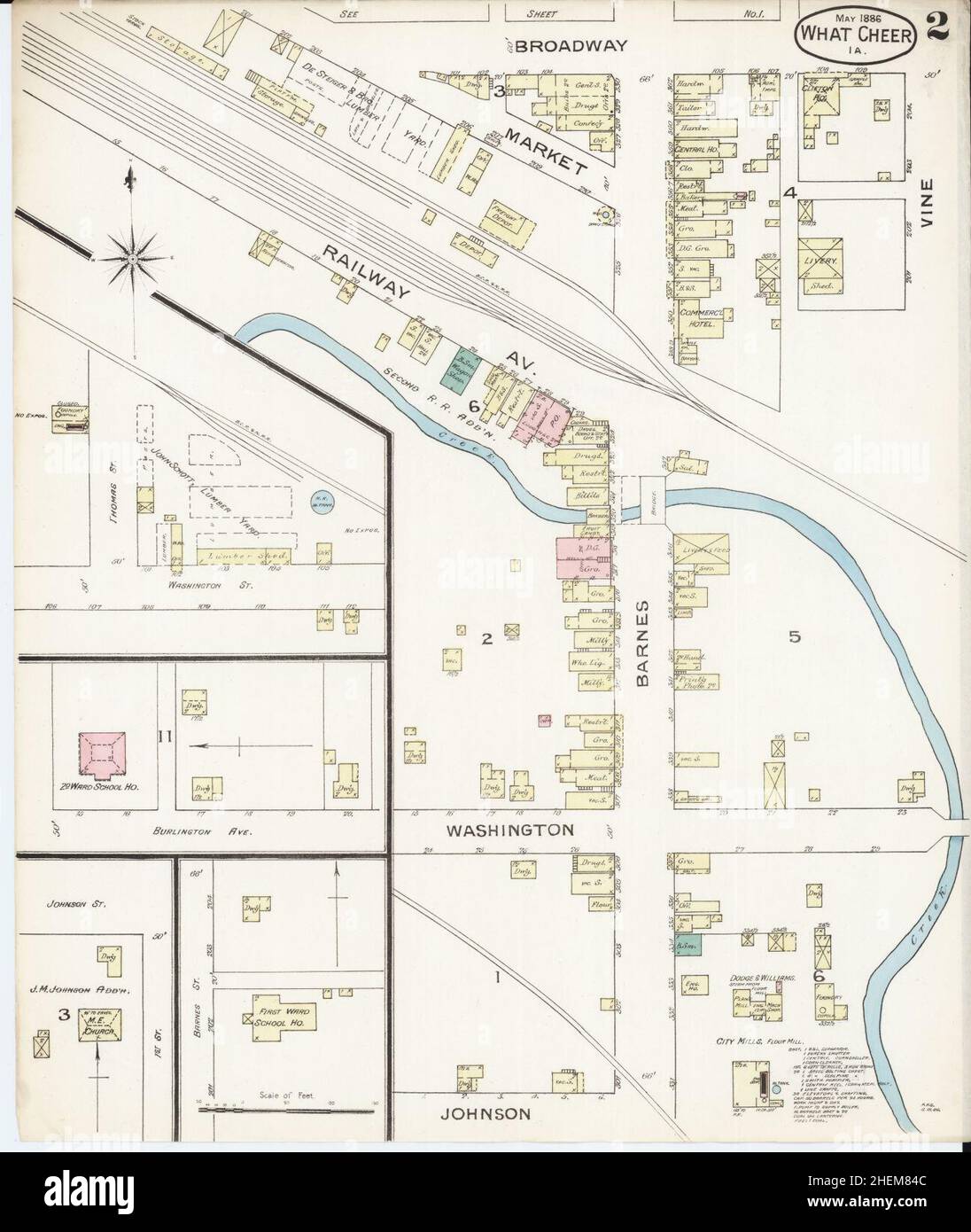 Keokuk county map hi-res stock photography and images - Alamy