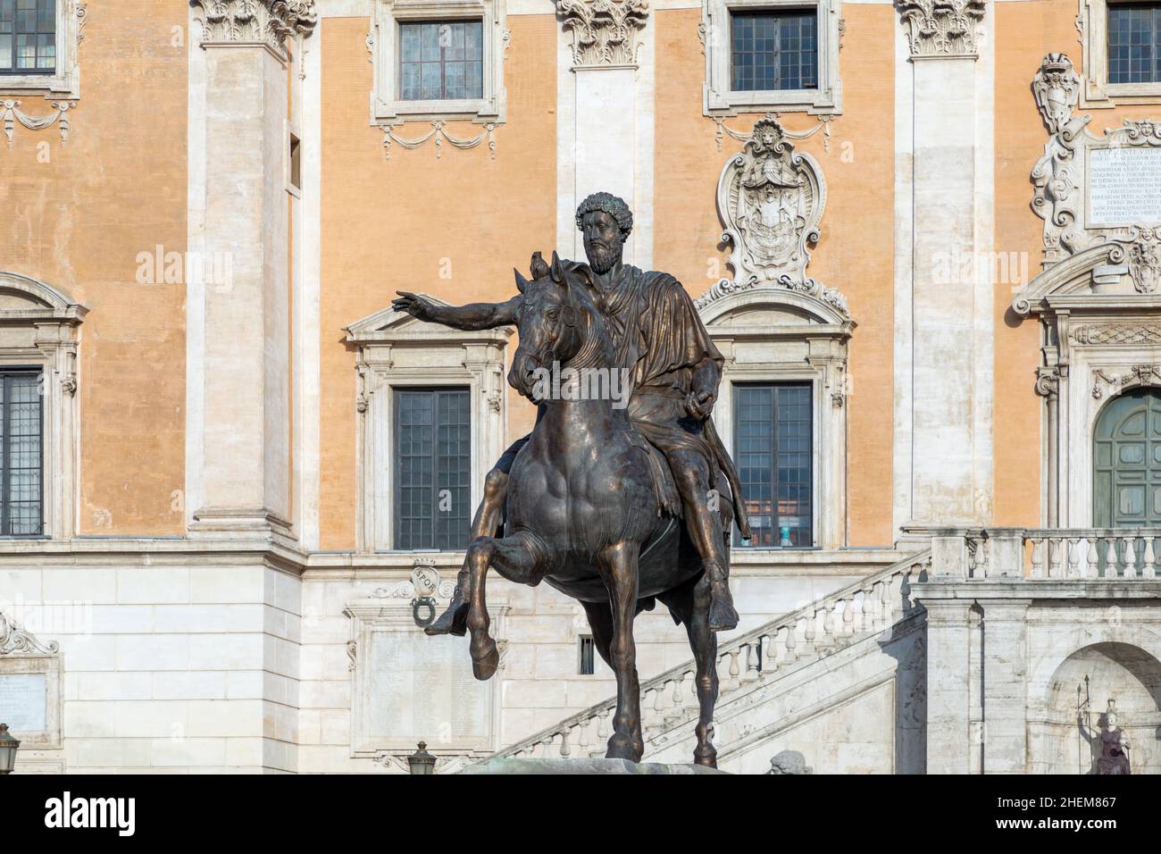 The Equestrian Statue of Marcus Aurelius is an ancient Roman equestrian ...