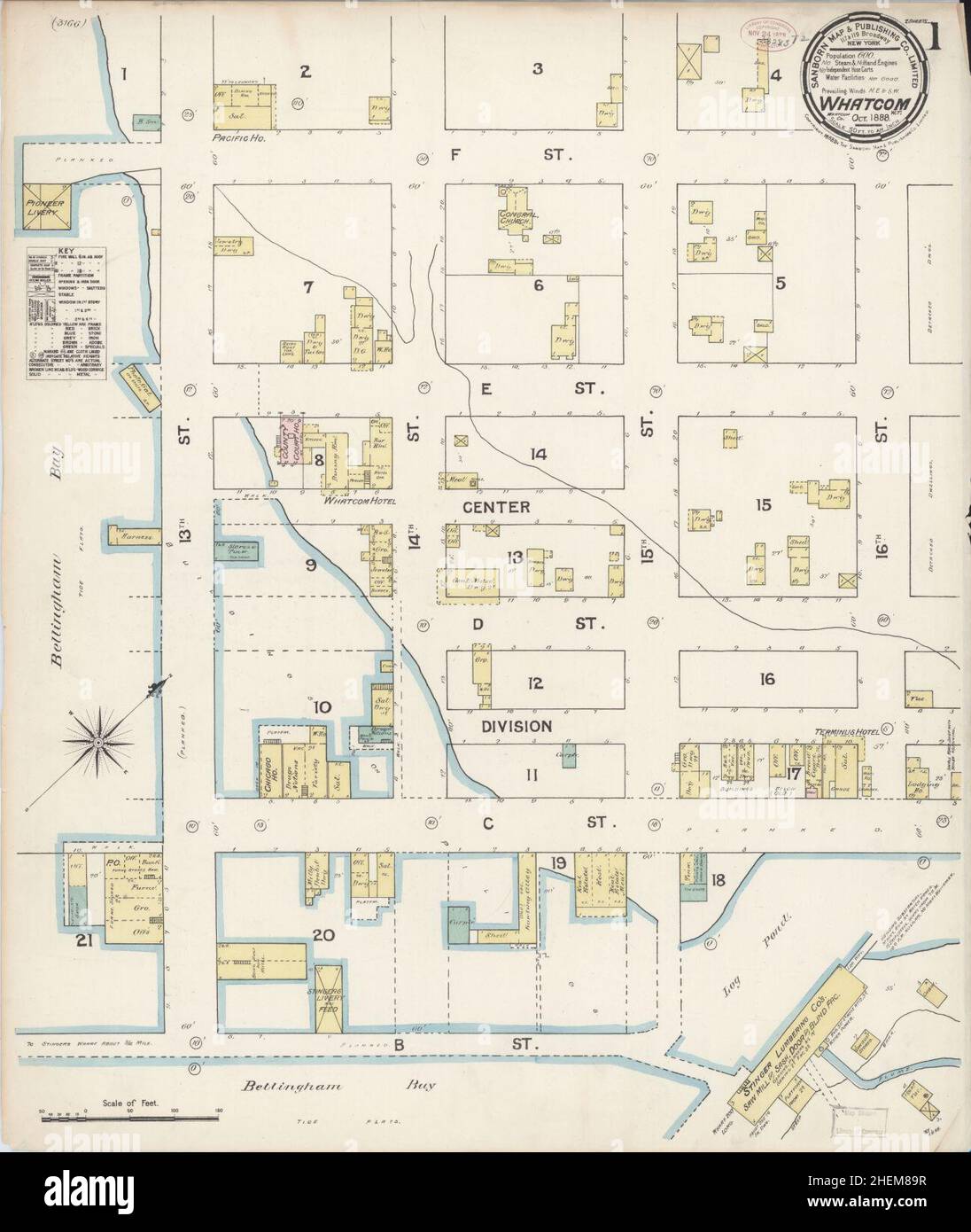 Whatcom washington map hi-res stock photography and images - Alamy