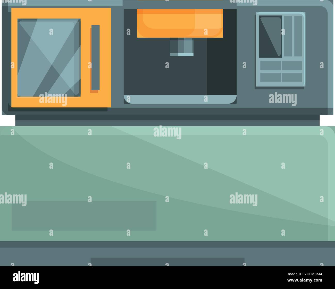 Cnc workshop icon cartoon vector. Machine equipment. Industry factory ...