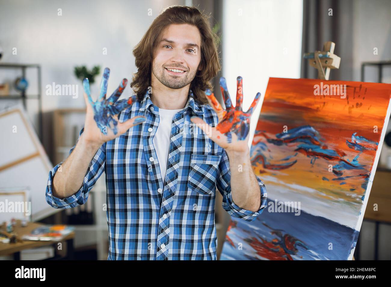 Paint stained clothes hi-res stock photography and images - Alamy