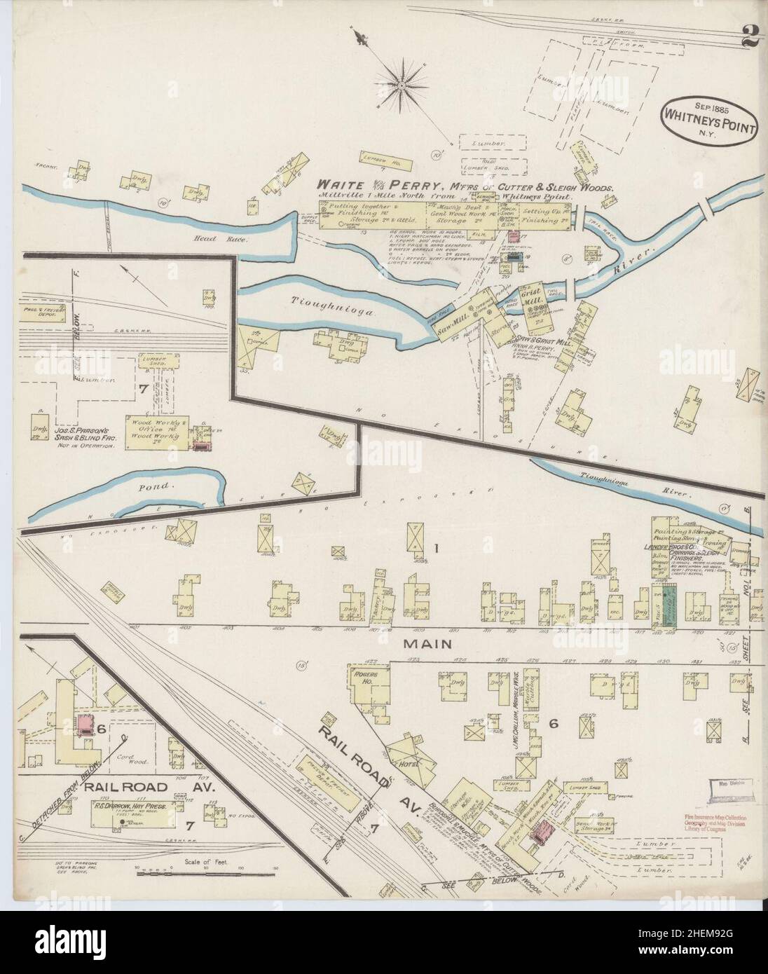 Whitneys map hi-res stock photography and images - Alamy