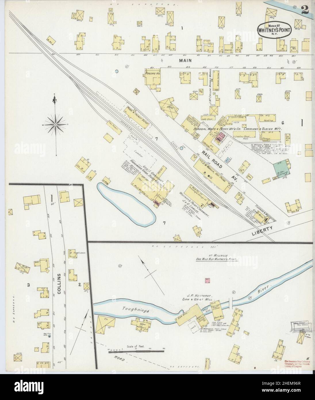 Whitneys map hi-res stock photography and images - Alamy