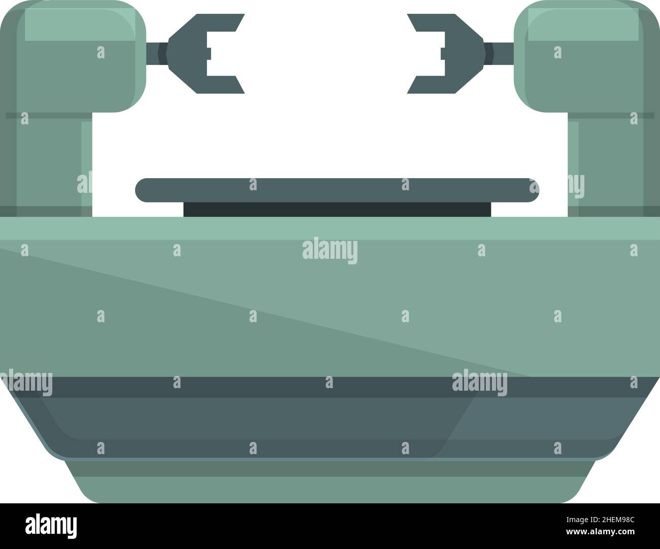 Cnc tool icon cartoon vector. Machine equipment. Industry factory Stock ...