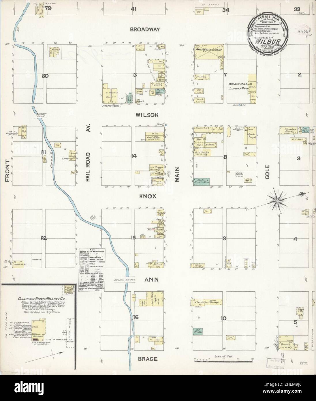 Map of wilbur washington hi-res stock photography and images - Alamy
