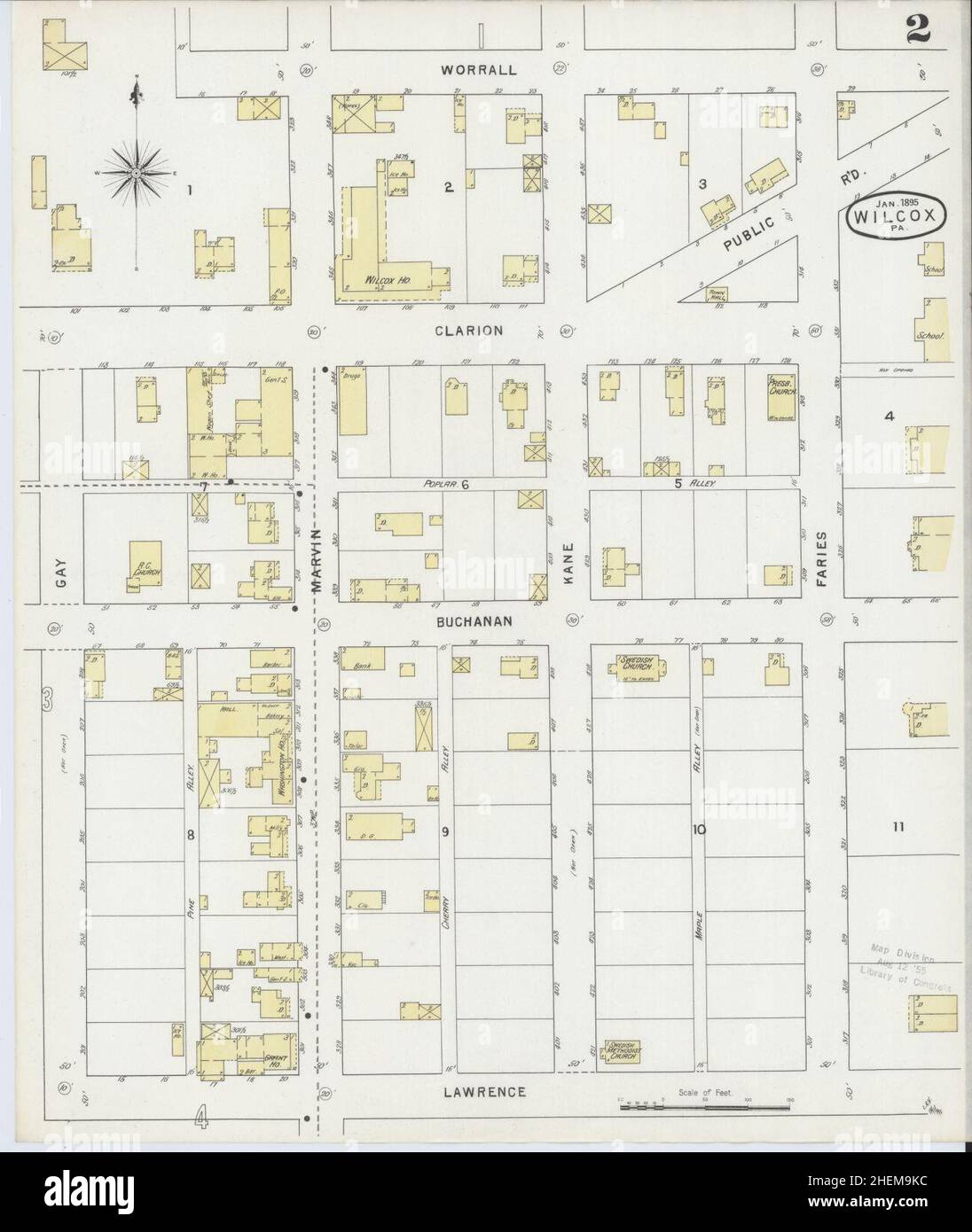 Map of wilcox hi-res stock photography and images - Alamy