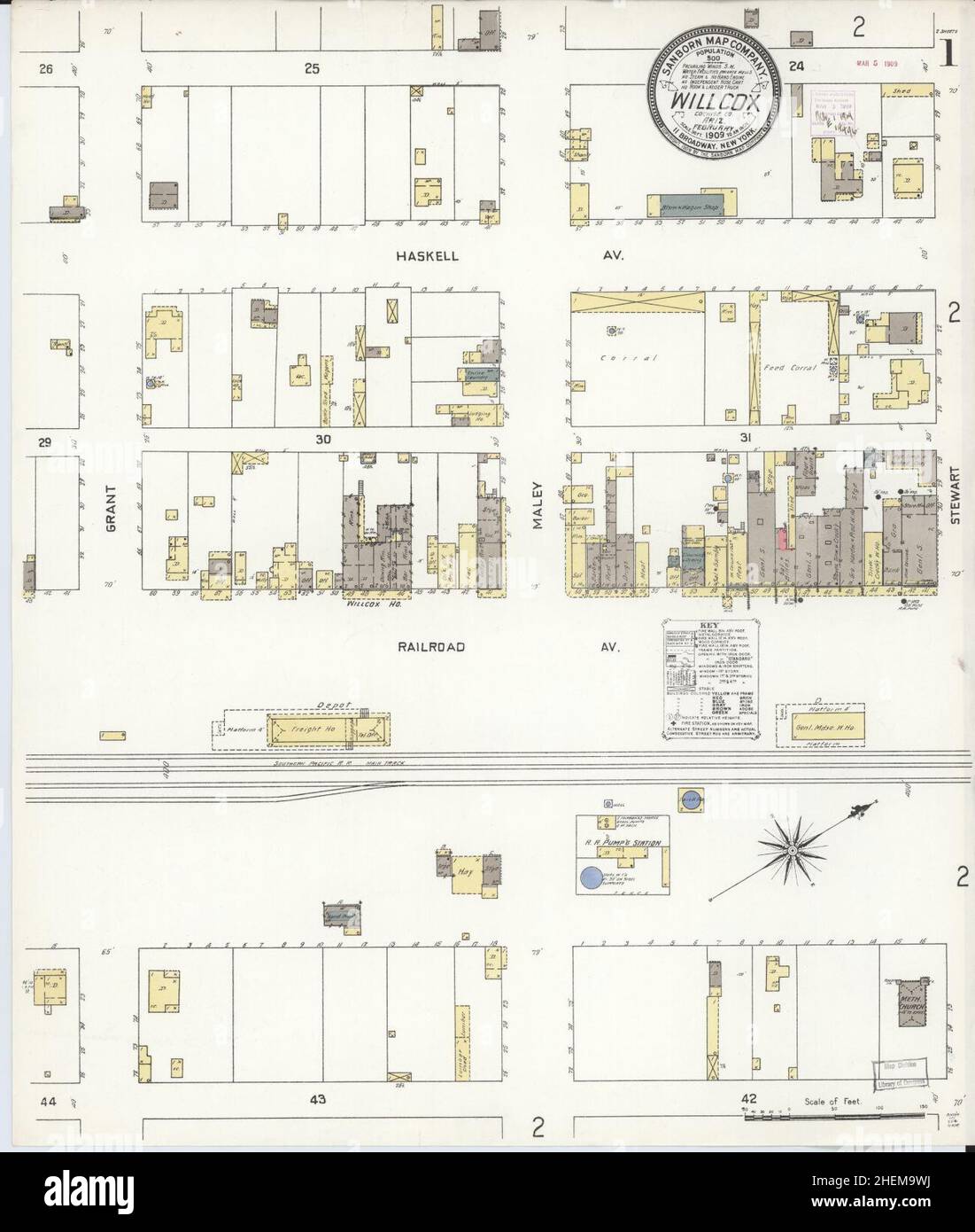 Willcox arizona map hi-res stock photography and images - Alamy