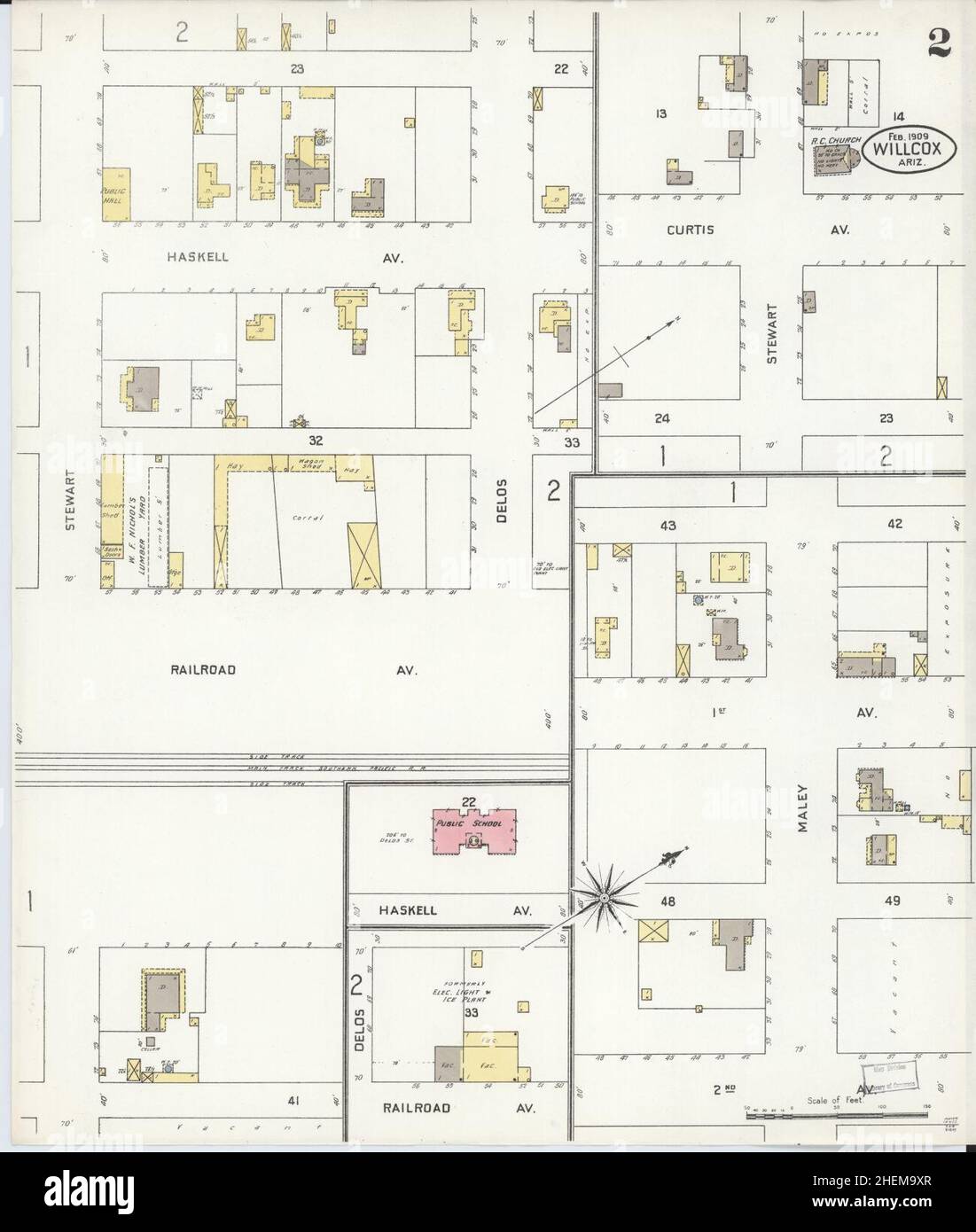 Willcox arizona map hi-res stock photography and images - Alamy