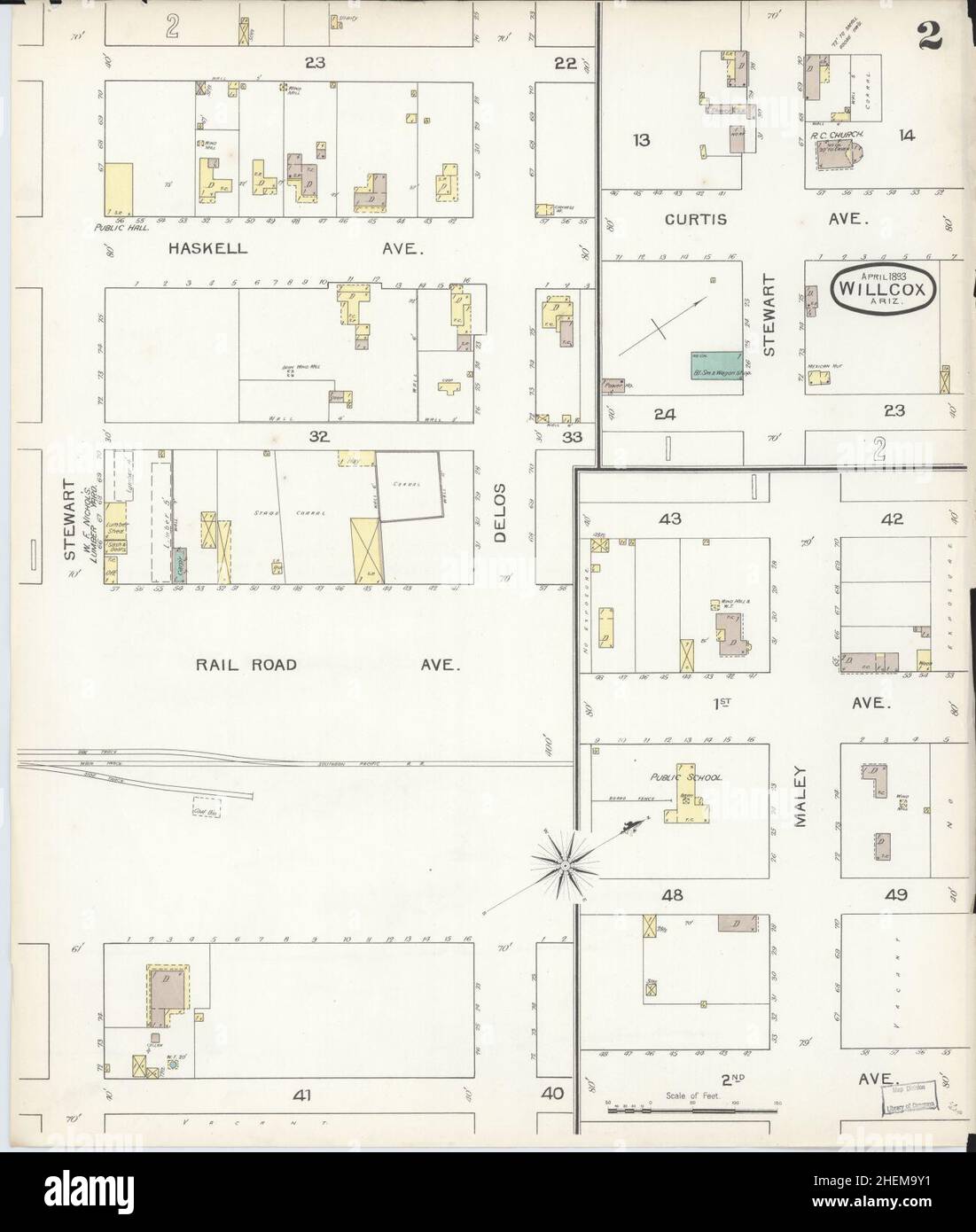 Willcox arizona map hi-res stock photography and images - Alamy