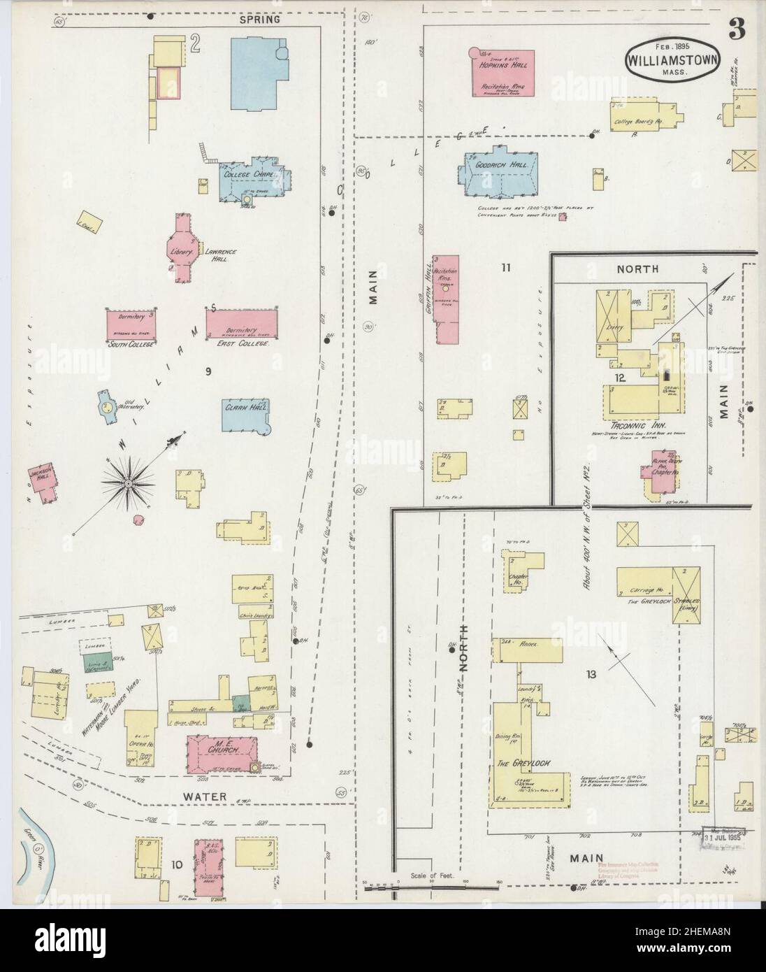 Map of williamstown hi-res stock photography and images - Alamy