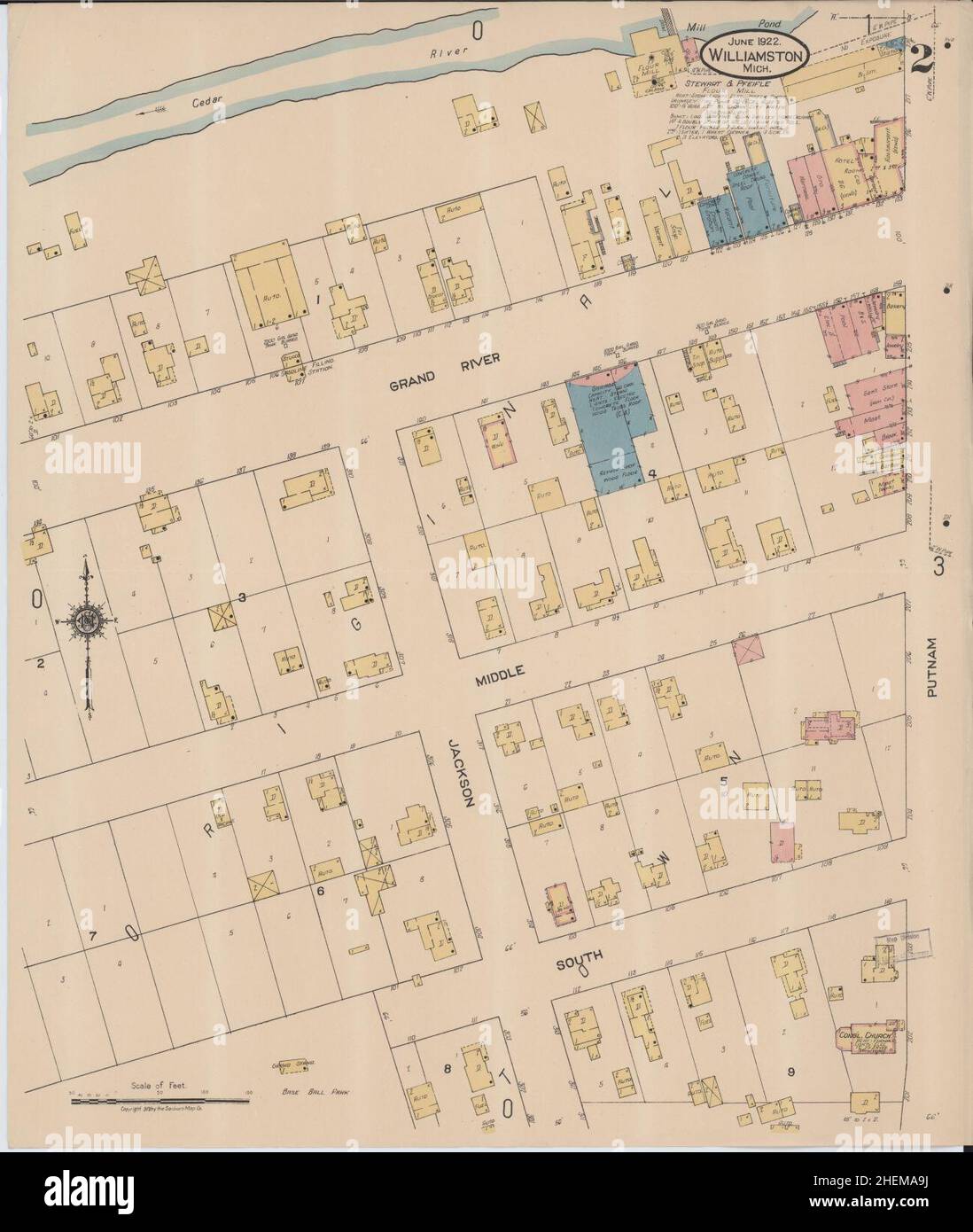 Map of williamston hi-res stock photography and images - Alamy