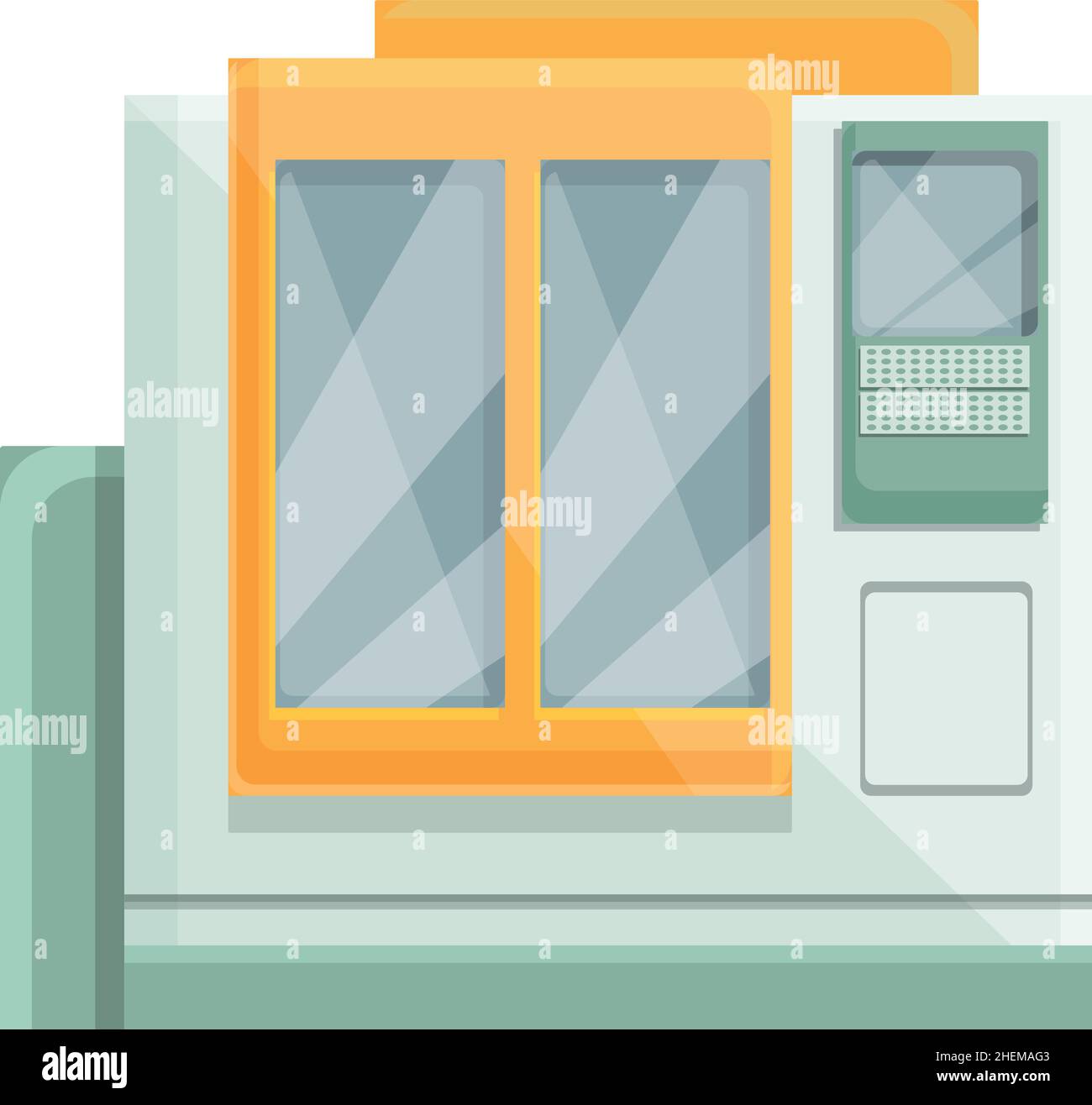 Cnc technology icon cartoon vector. Machine equipment. Lathe tool Stock ...