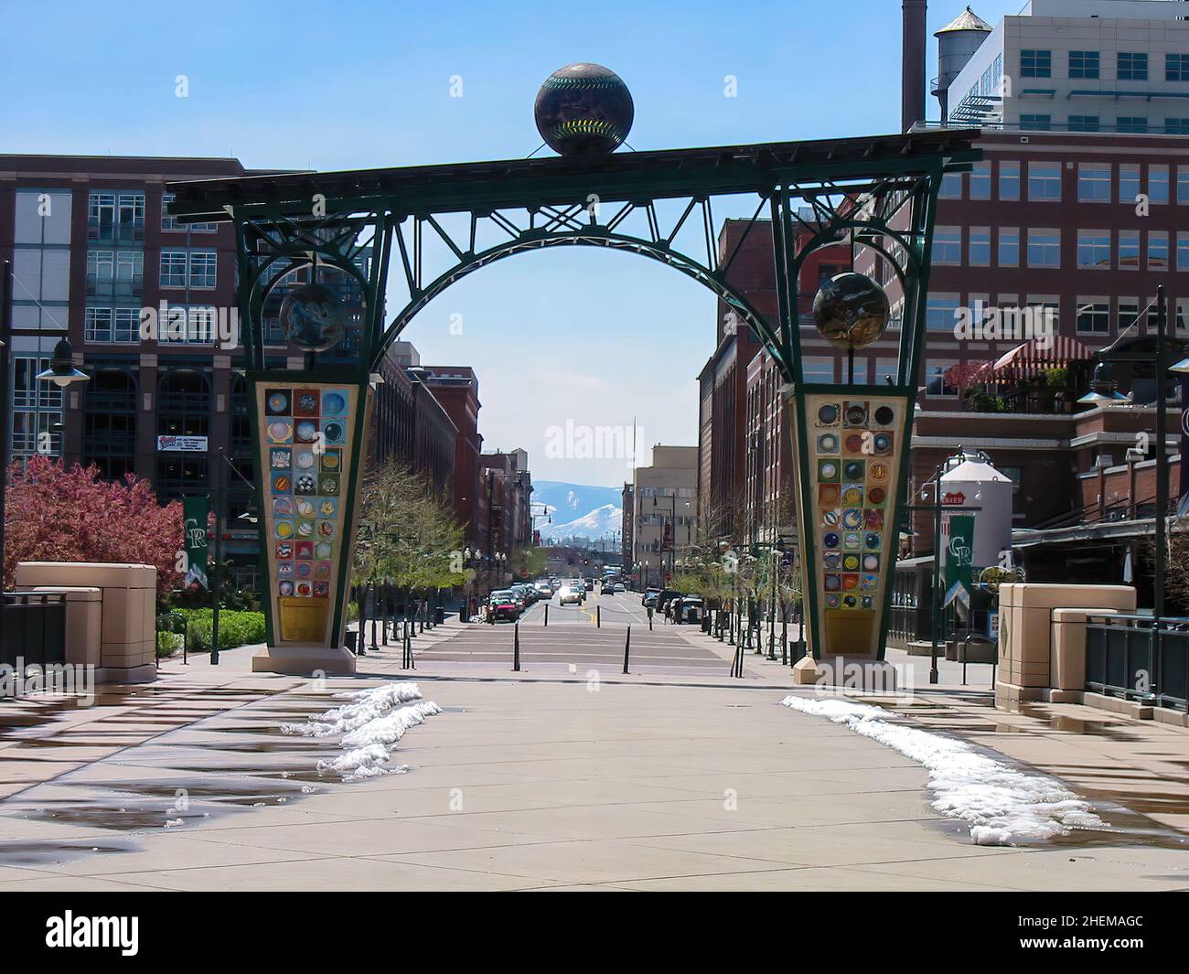 Coors field complex baseball stadium hi-res stock photography and ...